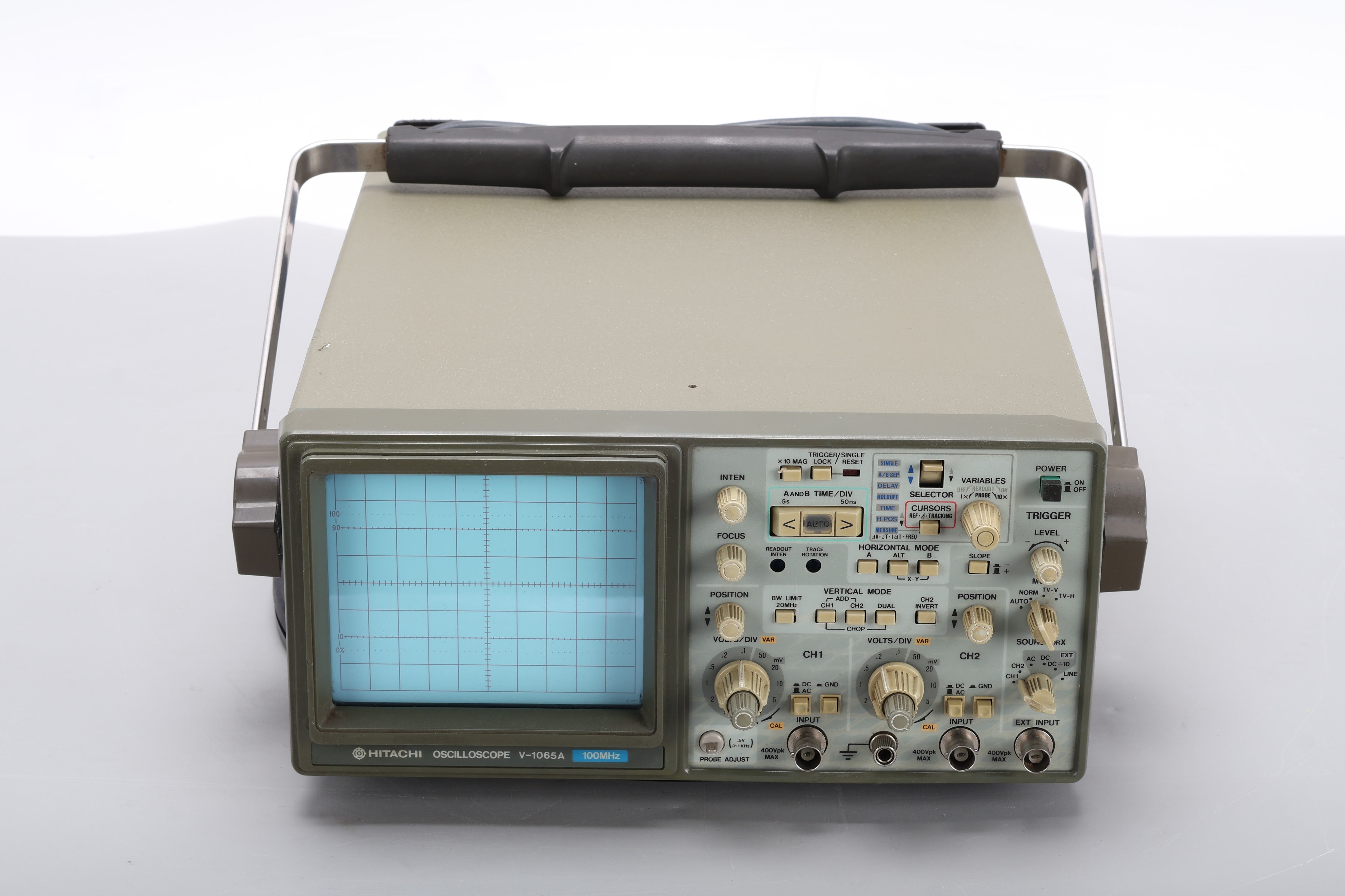 Hitachi V-1065A 100 MHz Analog Oscilloscope With Power Cable - Fair Co ...