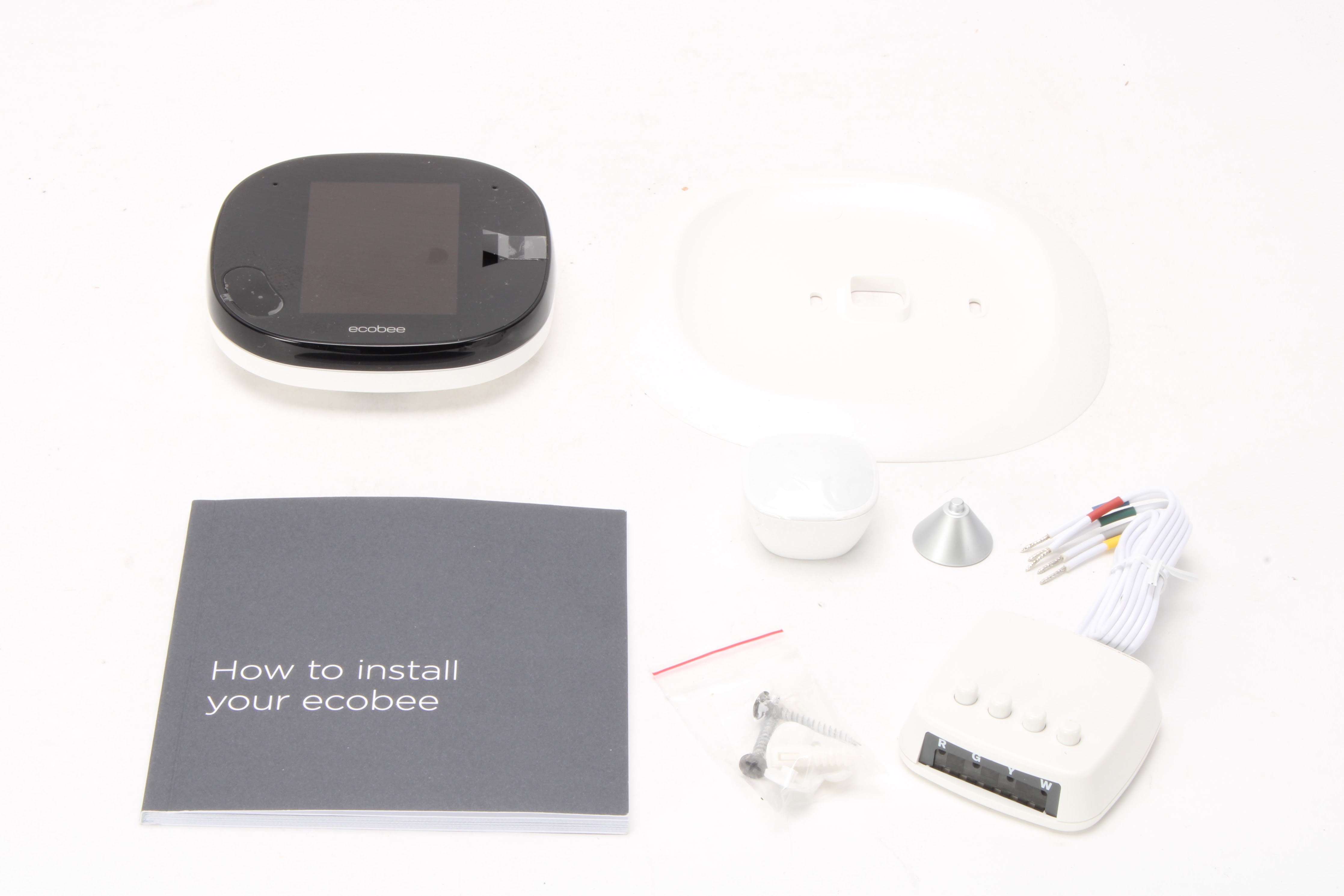 Ecobee EB-STATE5-01 Smart Thermostat 810-00032 W/ Voice Control - No M ...
