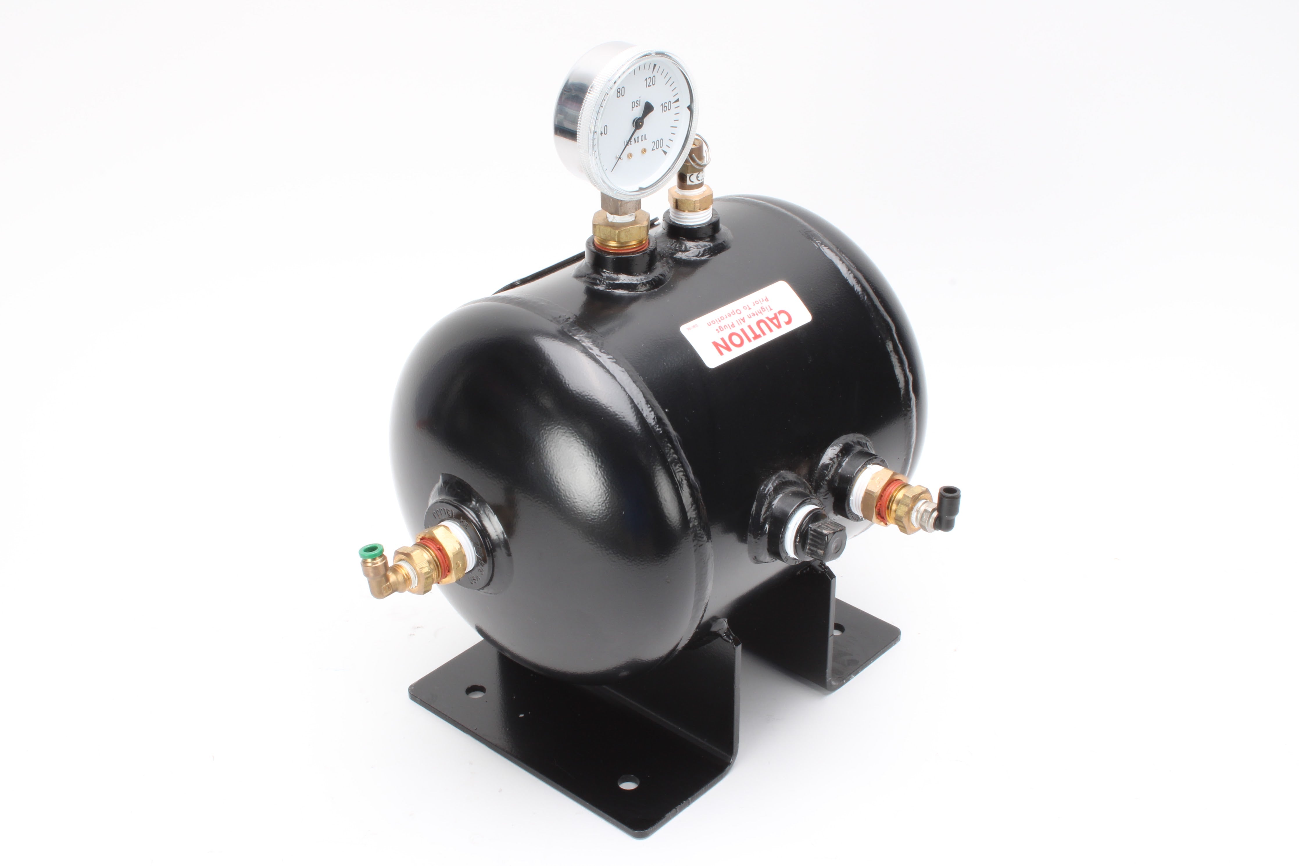 Manchester Tank 304981 Universal Horizontal Air Tank 200PSI 2Gal – NTC Tech