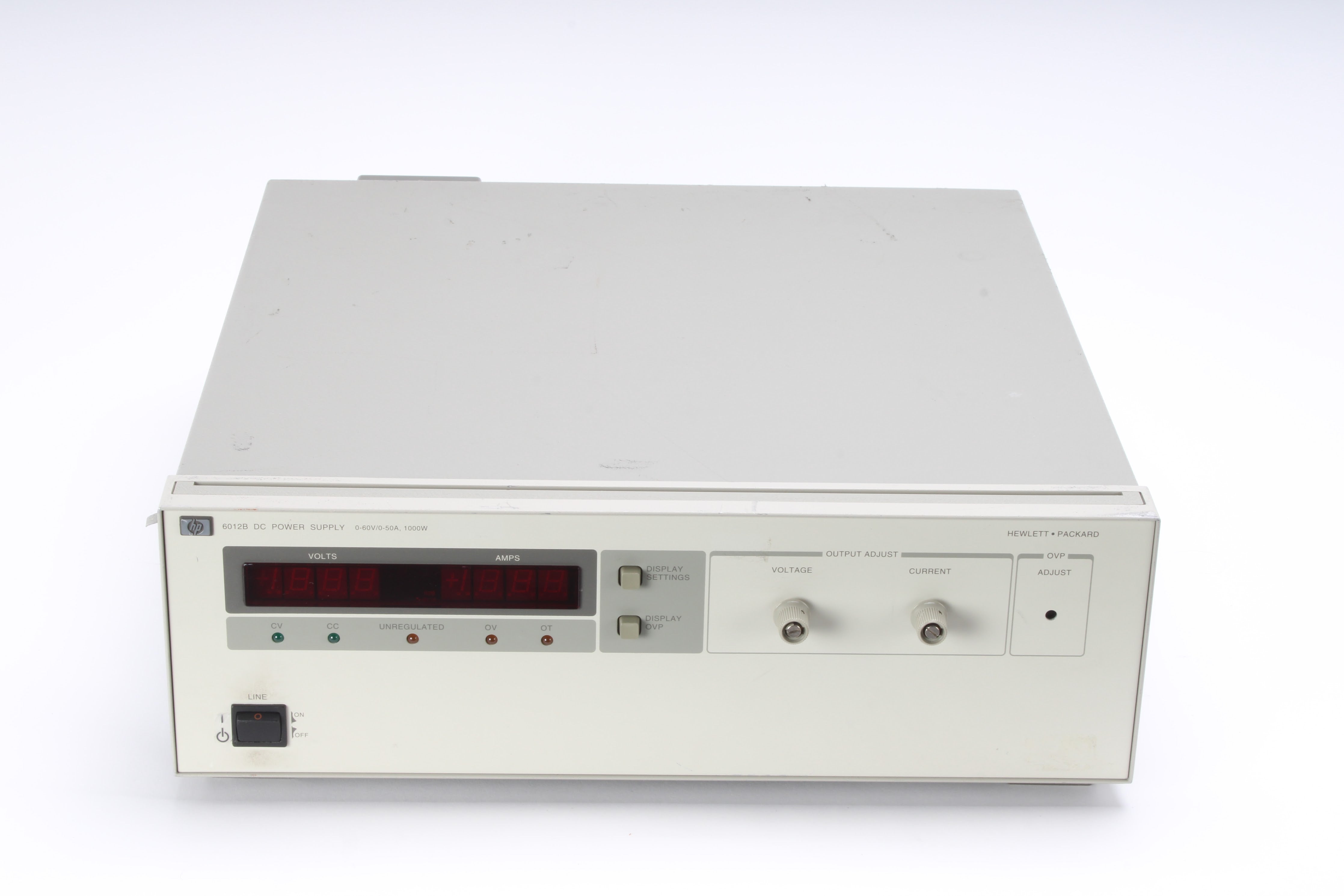 Hewlett Packard HP 6012B DC Power Supply 1000W 0-60V / 0-50A – NTC Tech