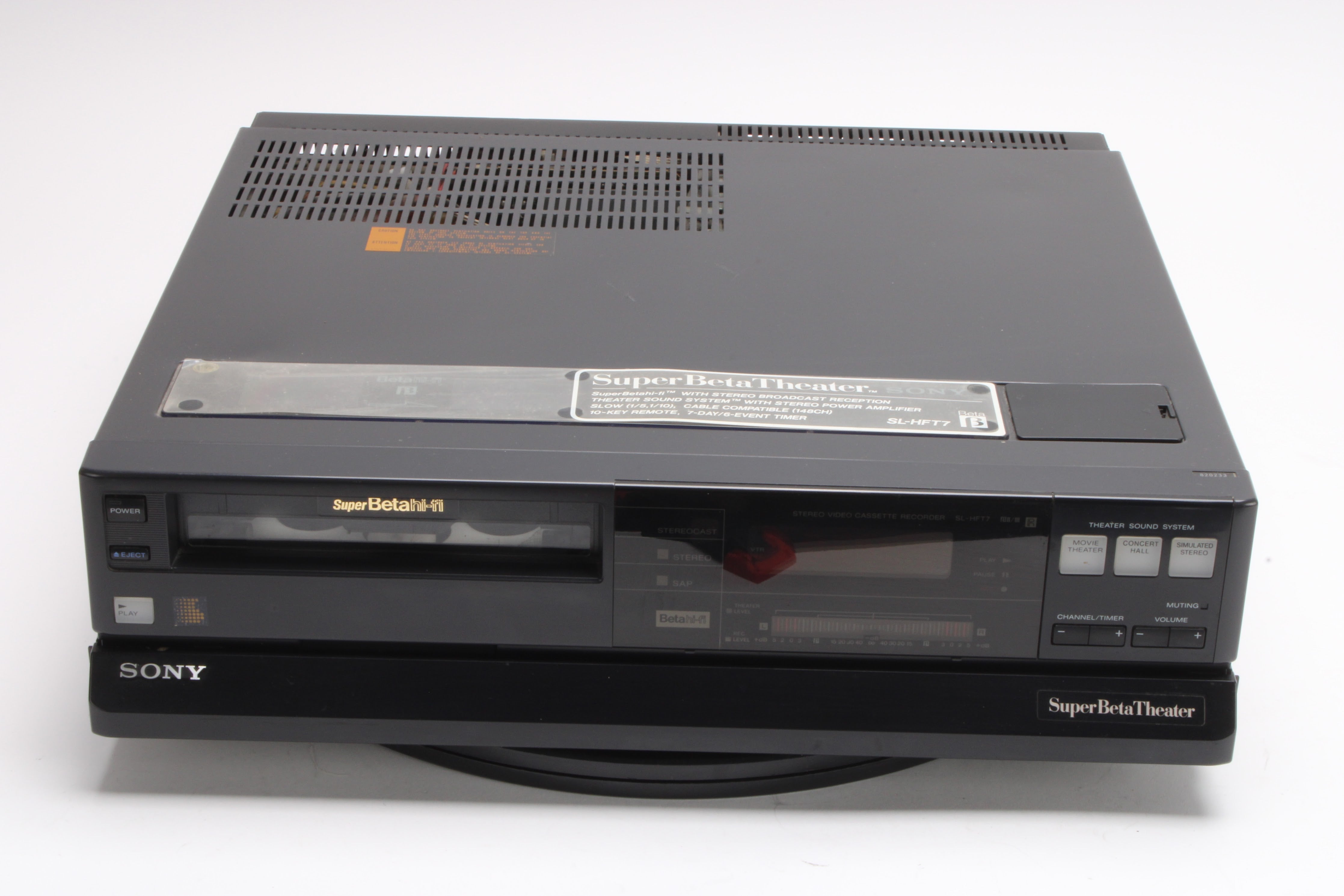 Sony SL-HFT7 Betamax Stereo Video Cassette Recorder – NTC Tech