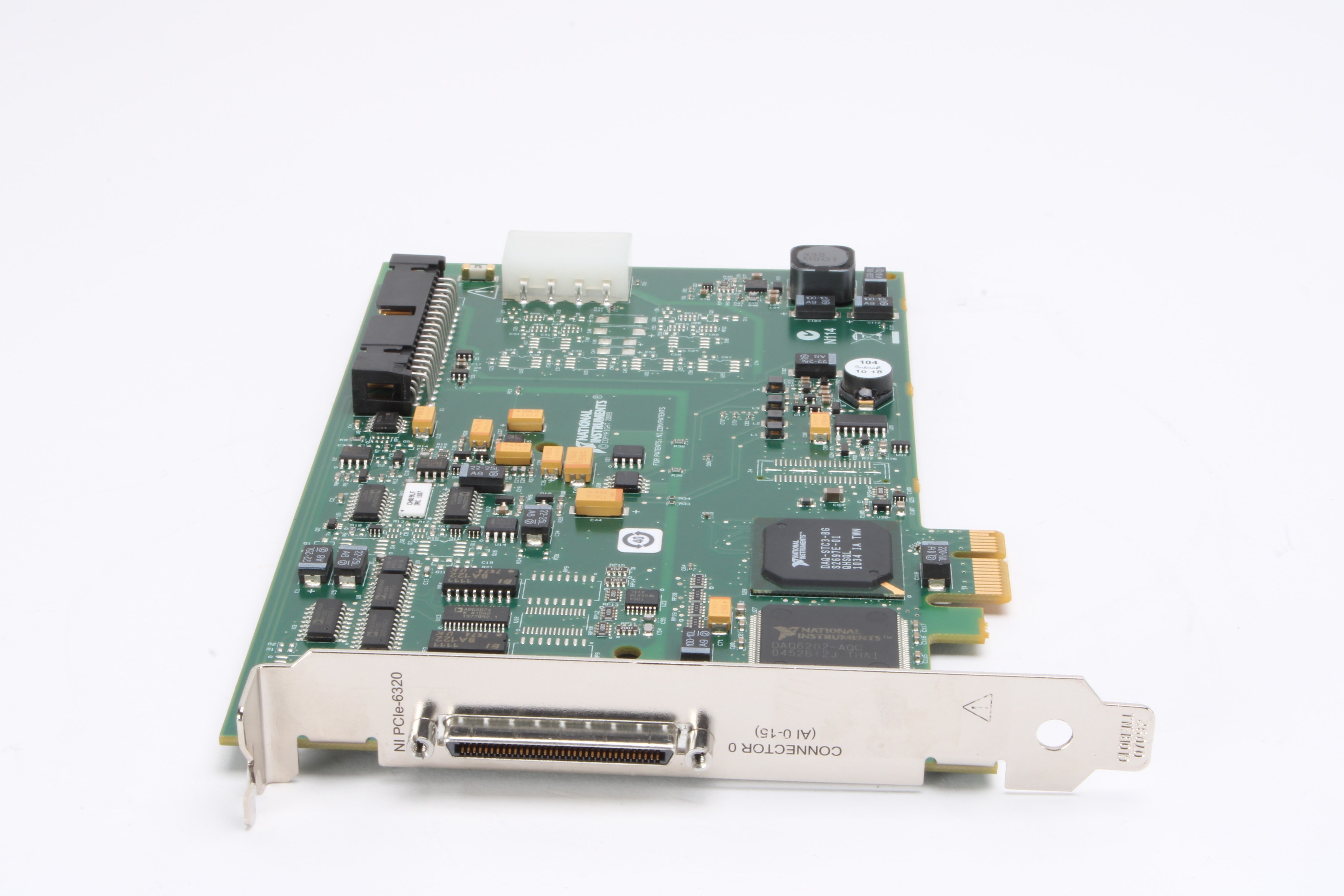 National Instruments NI PCIe-6320 X Series DAQ (16 AI, 24 DIO) 194986C ...