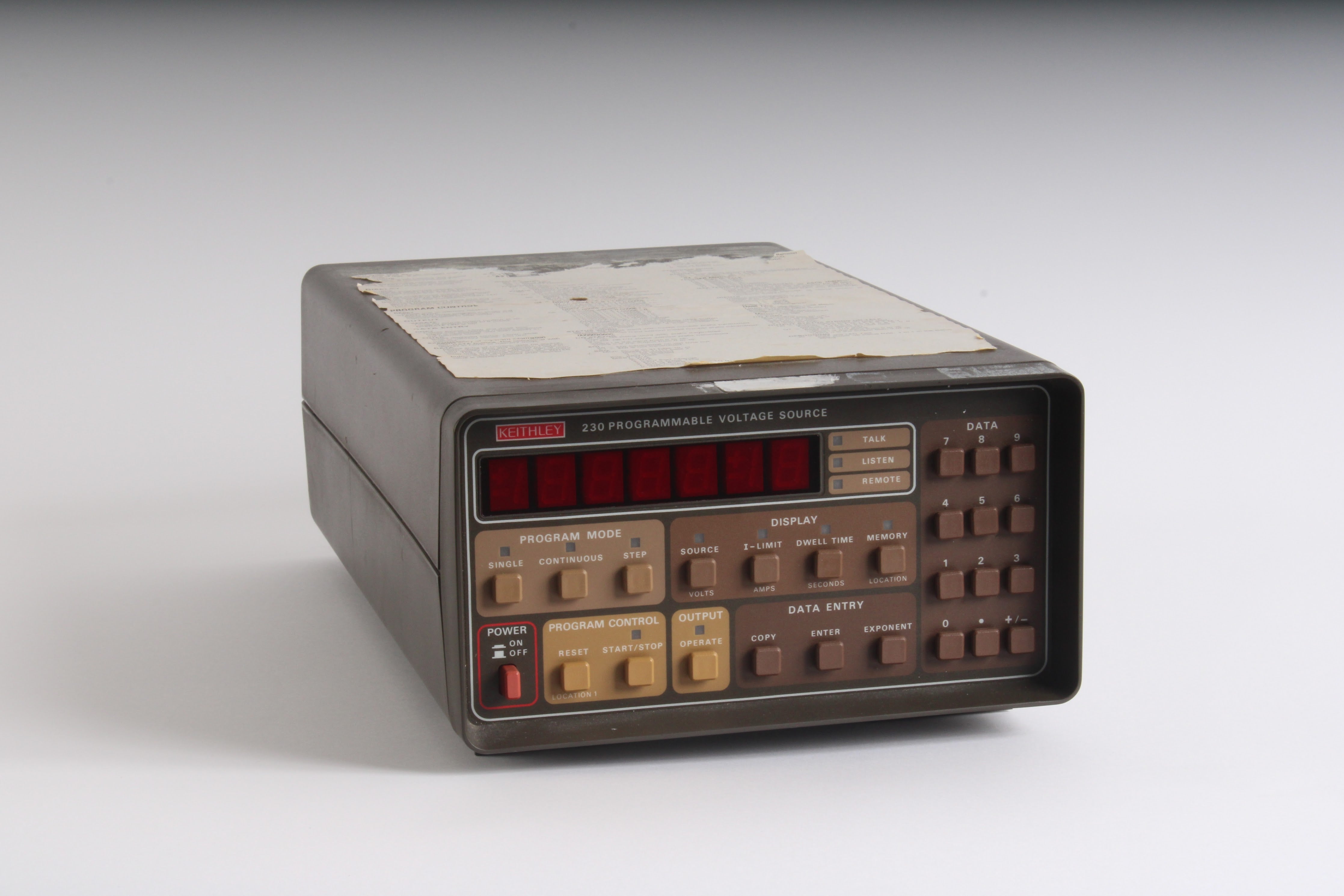 Keithley 230 Programmable Voltage Source – NTC Tech