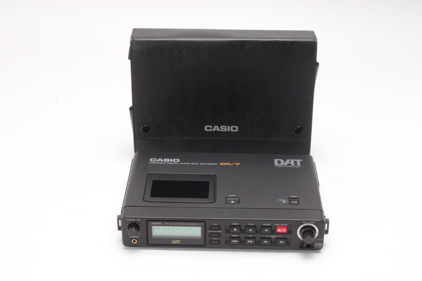 Casio DA7 Digital Audio Tape (DAT) Recorder With Case - AS IS For Part ...