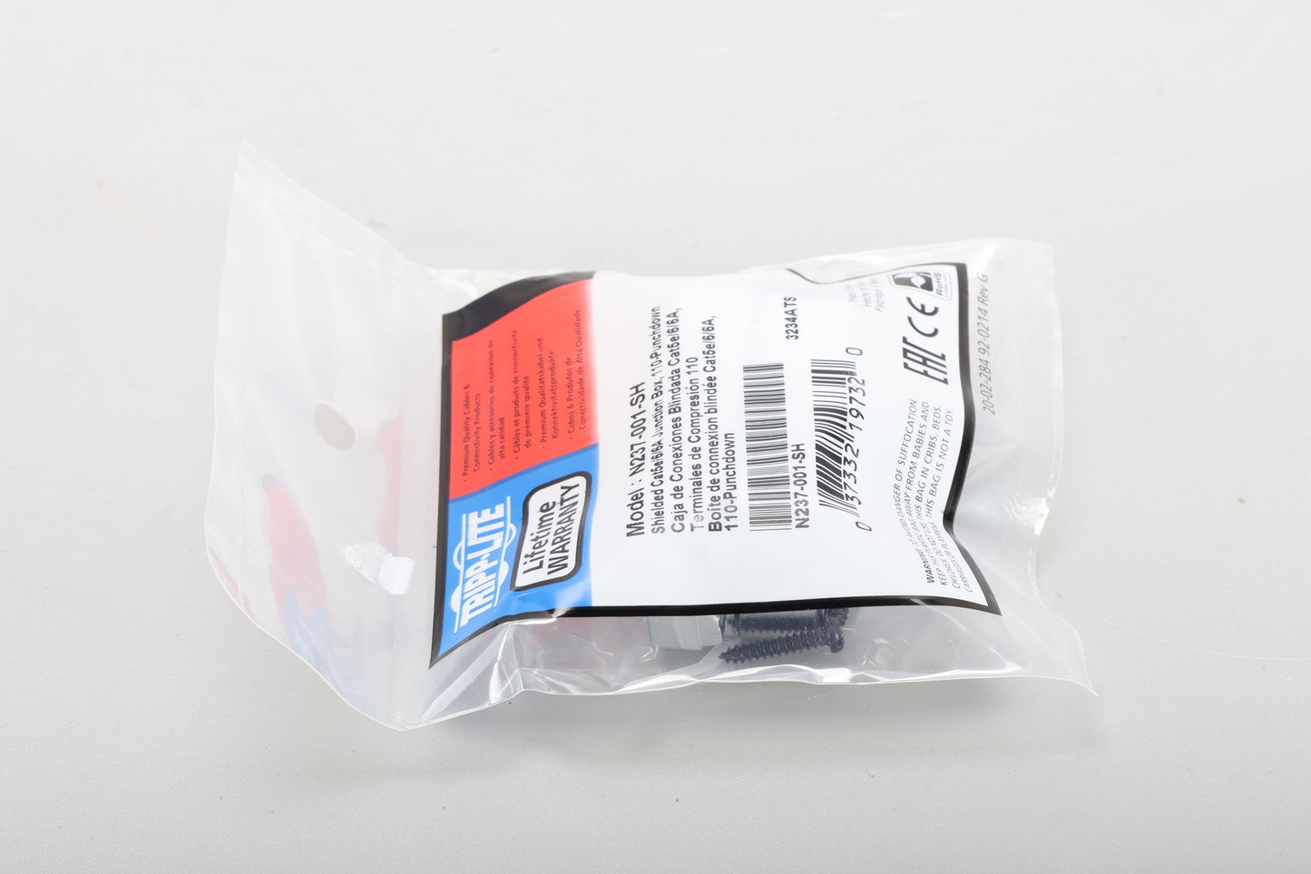 Tripp Lite N237-001-SH Surface-Mount Junction Box 037332197320 - NEW ...