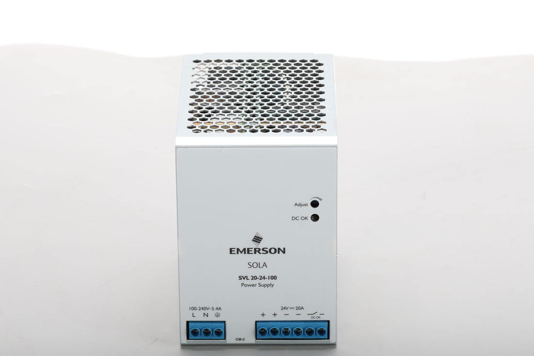 EMERSON SOLA SVL-20-24-100 Din Rail AC/DC Power Supply 24V 480W – NTC Tech