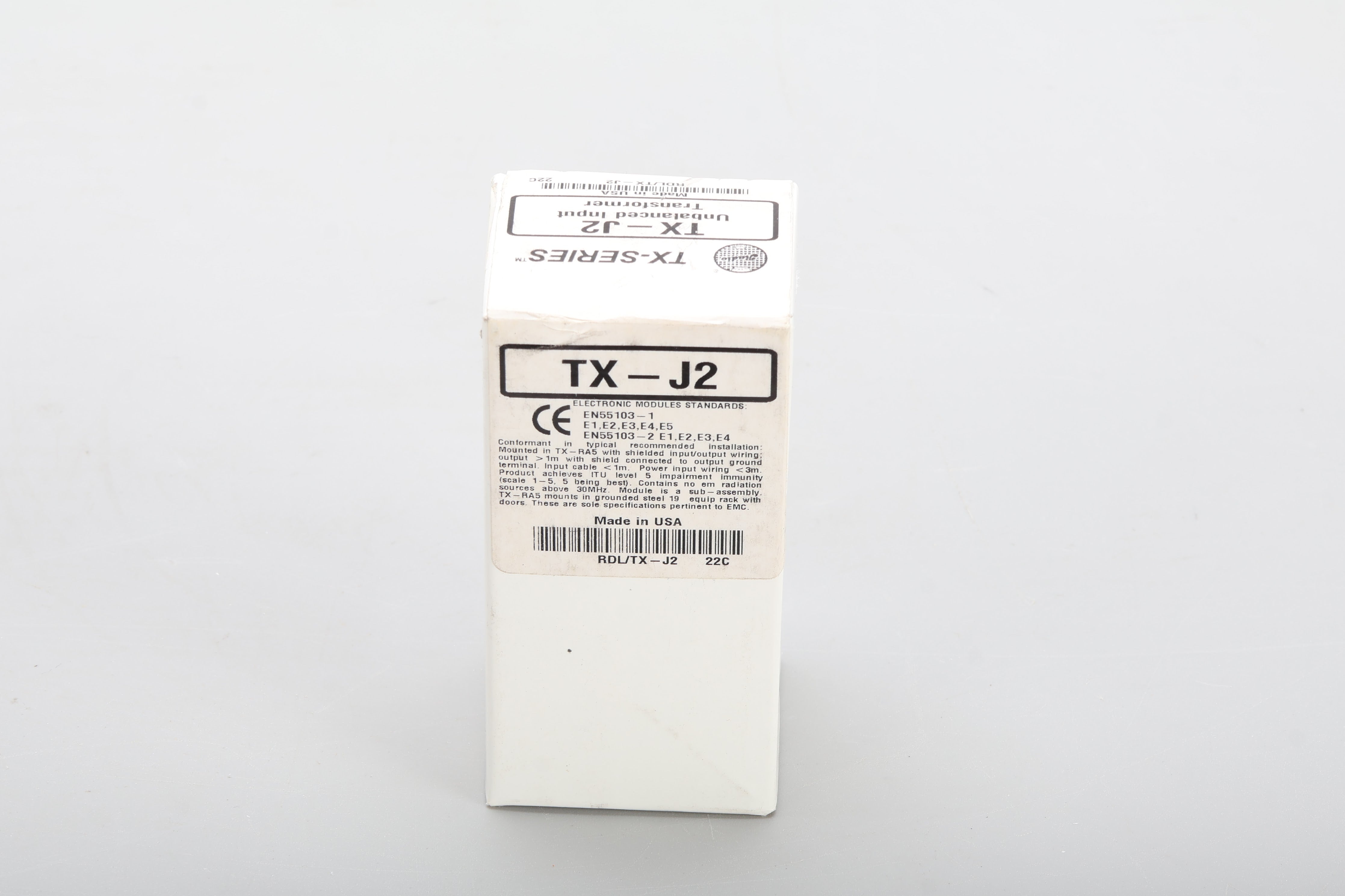 RDL TX-J2 Unbalanced Input Transformer - NEW – NTC Tech