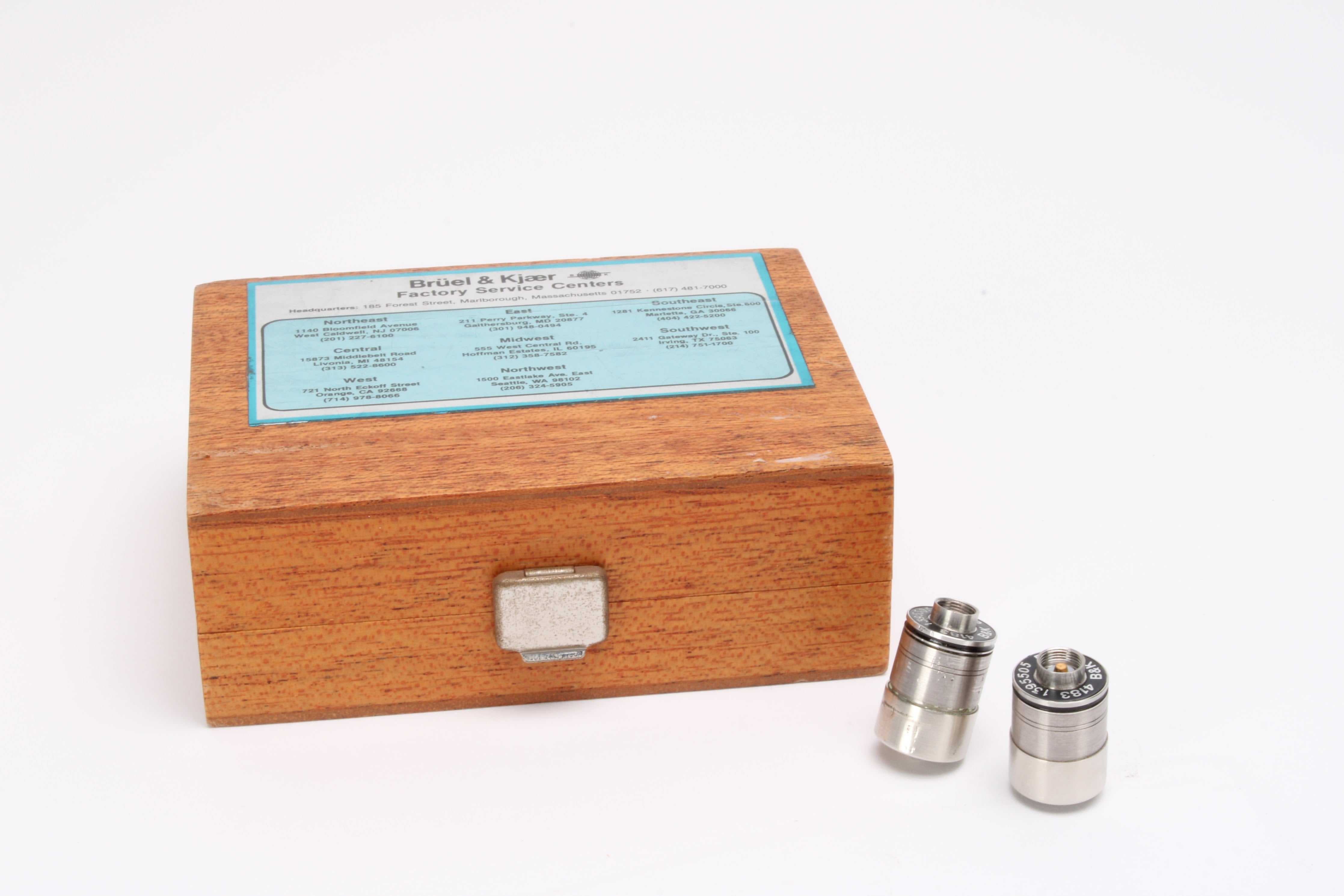 Bruel & Kjaer 4183 Sound Intensity Microphone Pair 1/2in With Wood Cas ...