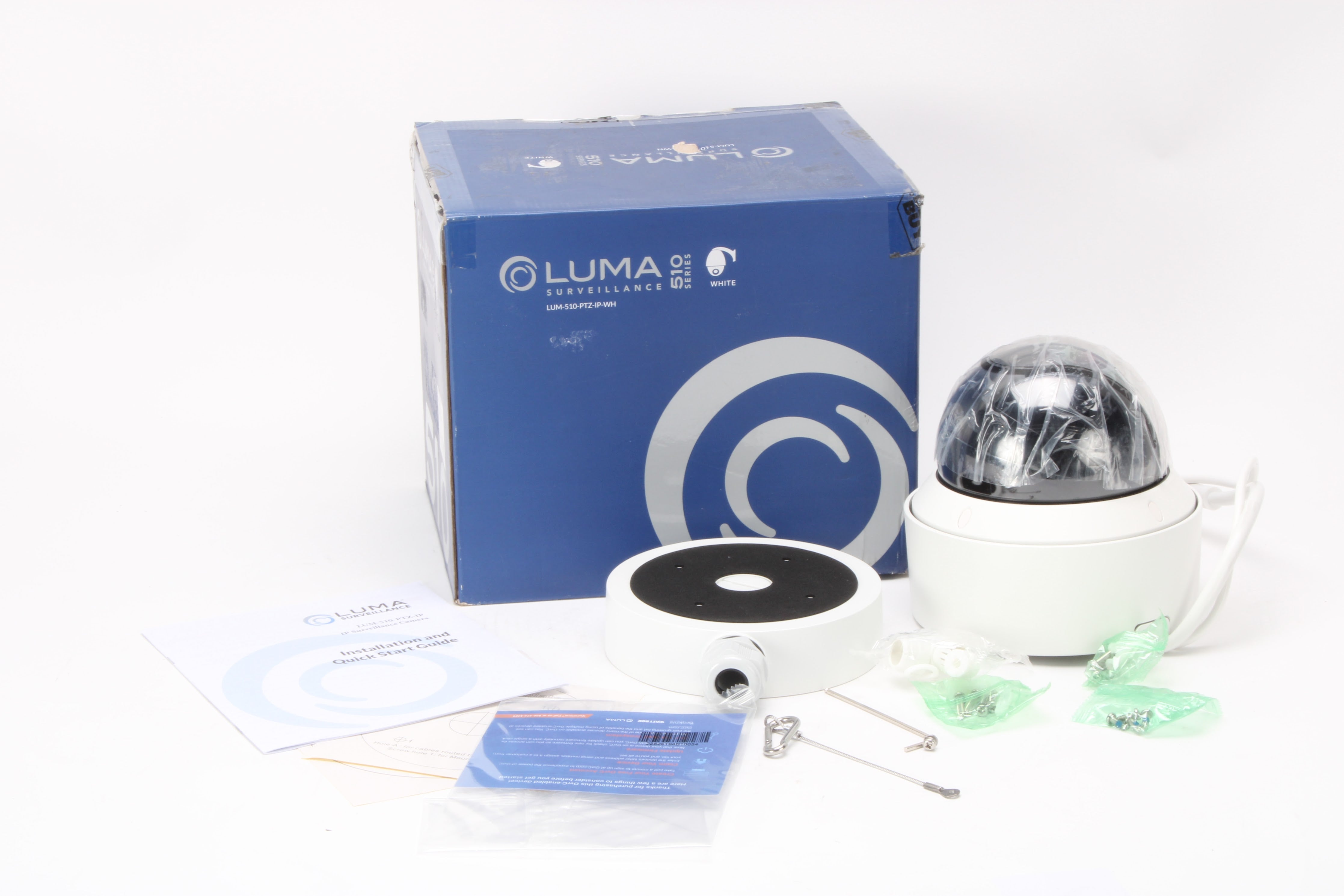 Luma Surveillance LUM-510-PTZ-IP-WH IP Camera With Digital Stream W/ A ...