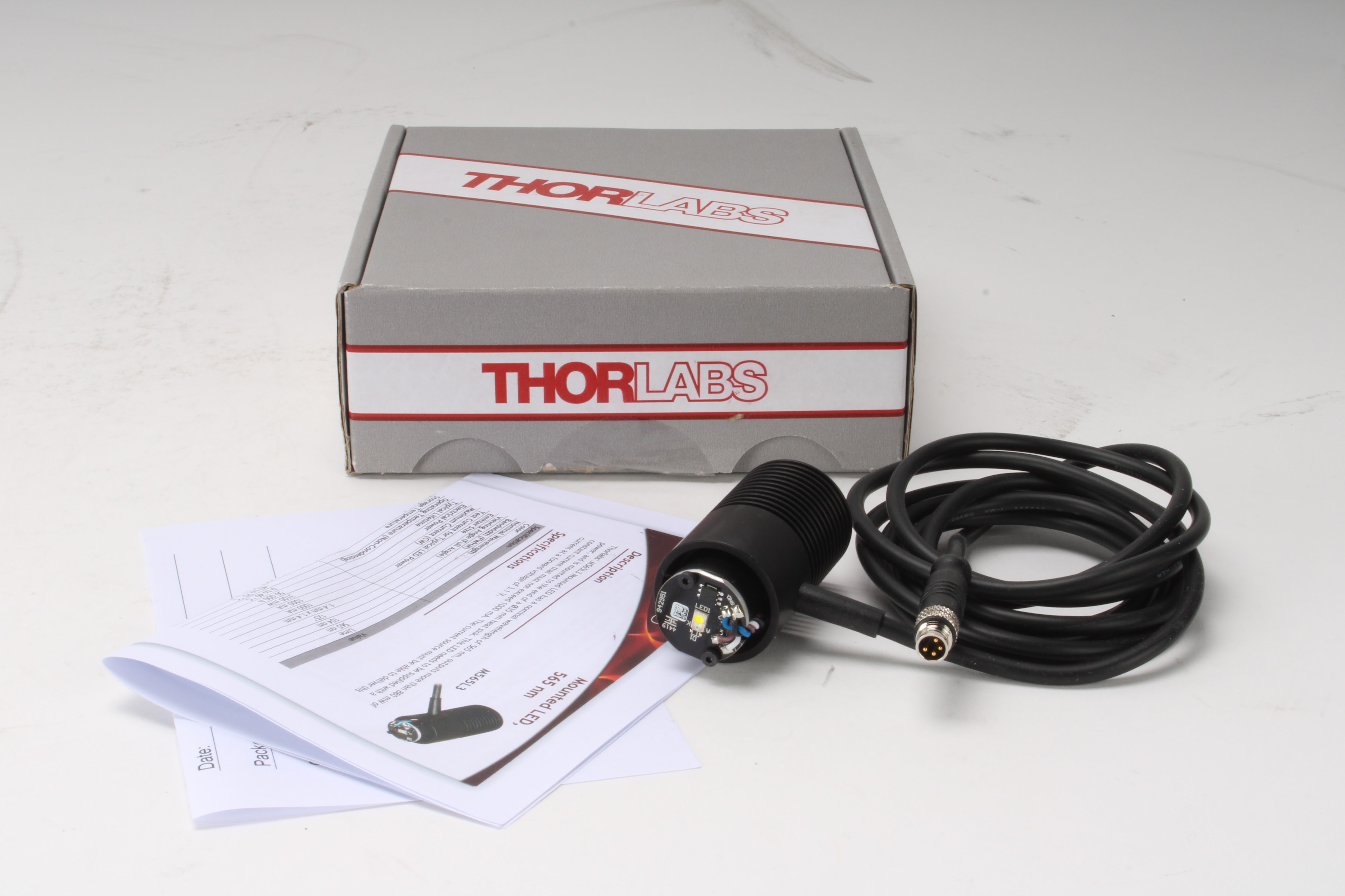Thorlabs M565L3 565nm 880mW (Min) Mounted LED 1000 mA With Original Bo ...
