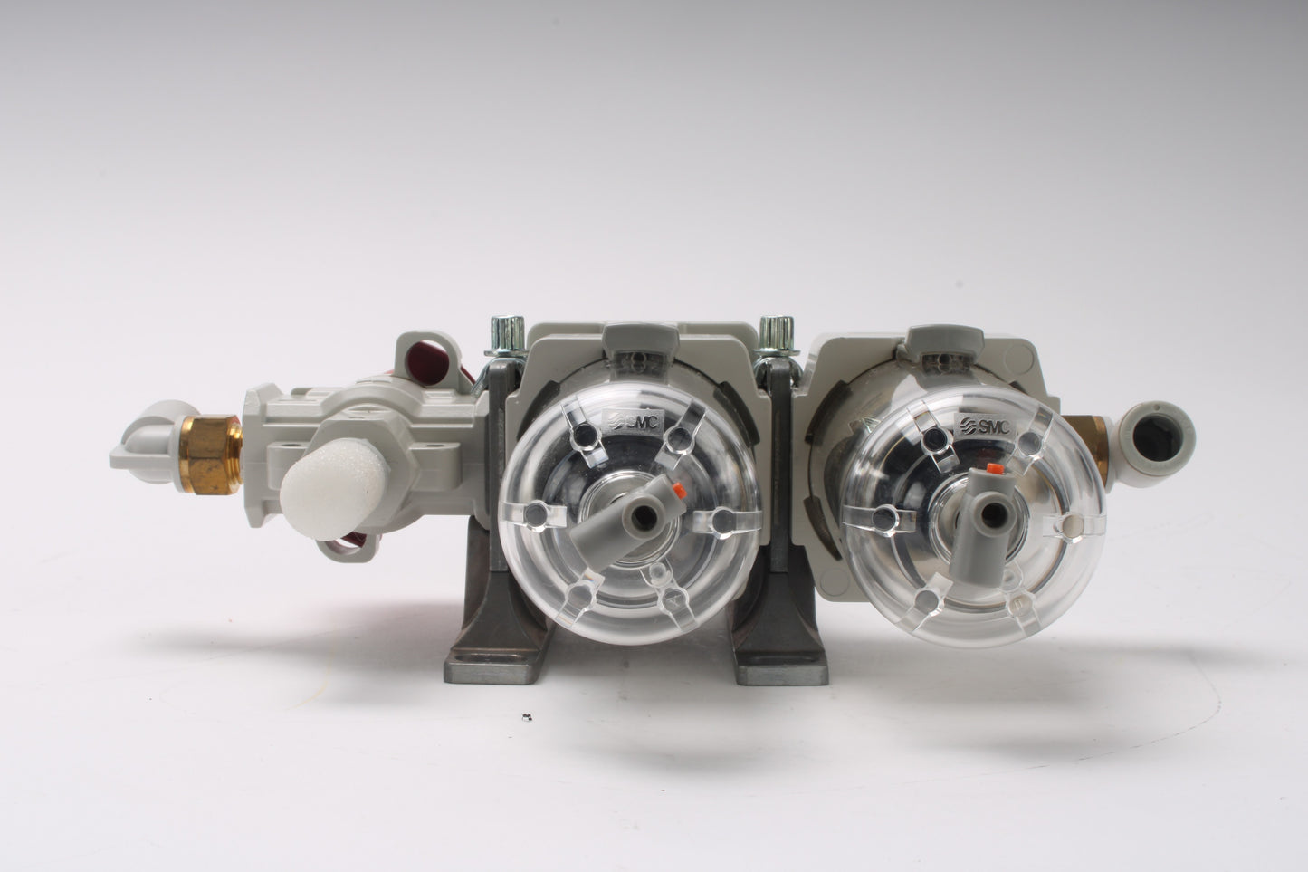 SMC AW30-02-A Filter Regulator w/ AFM30-02-A Mist Separator, VHS30-02A ...