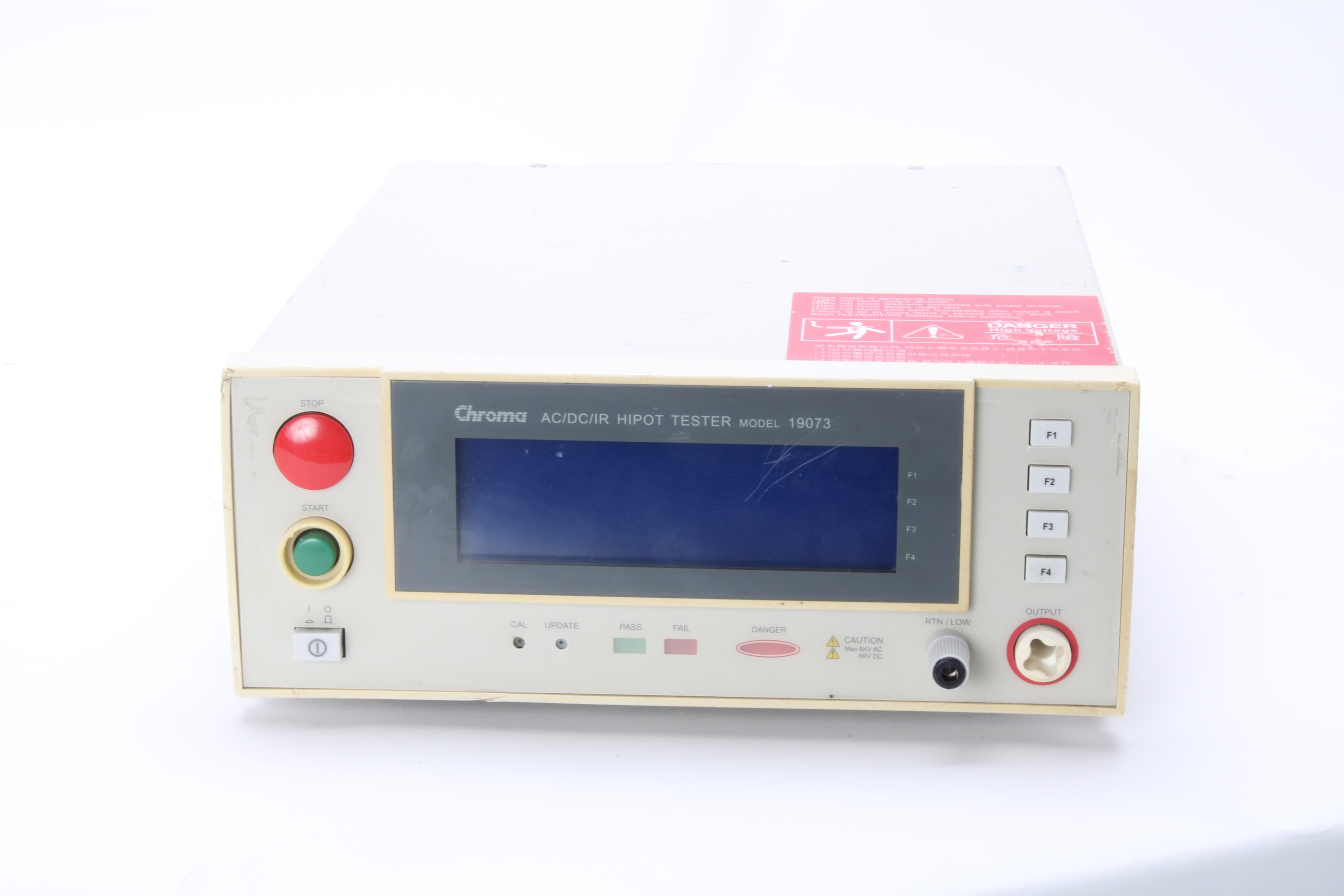Chroma 19073 AC/DC/IR Hipot Tester - AS IS For Parts – NTC Tech