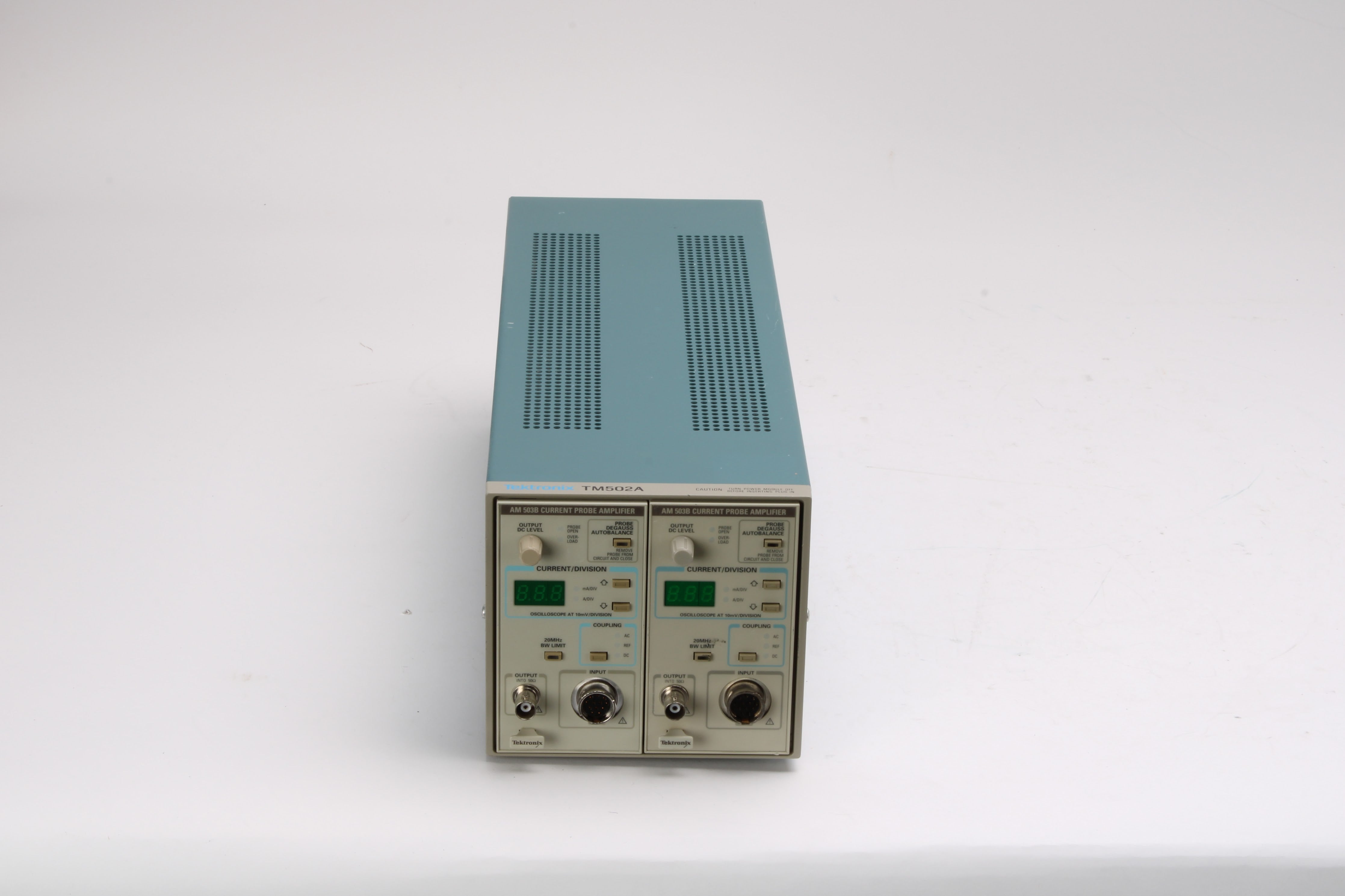 Tektronix Tm502a Plugin Mainframe With 2x Am 503b Current Probe Amplif Ntc Tech