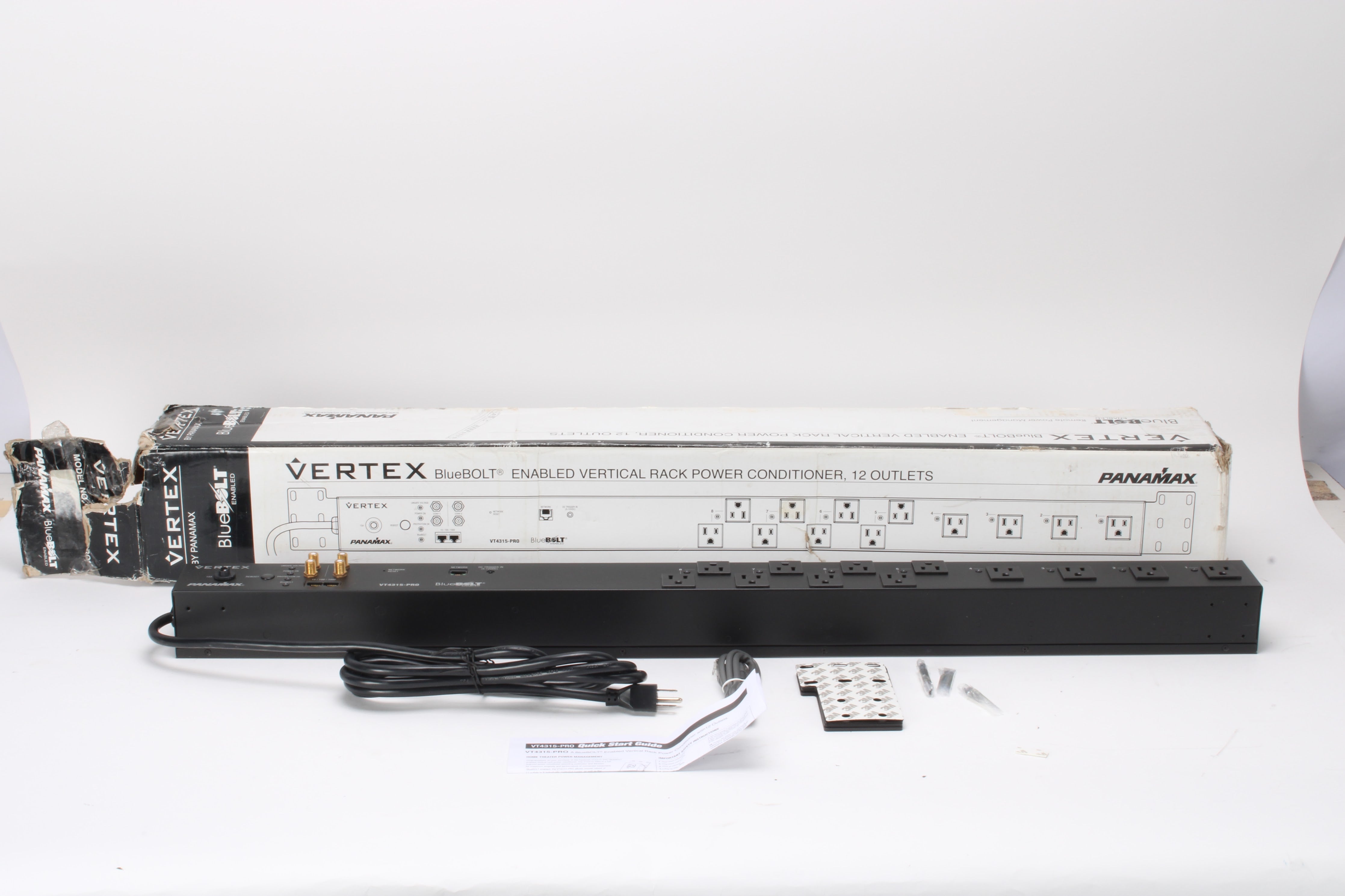 Vertex Panamax VT4315-PRO BlueBolt Controllable Power Strip 8-Outlets ...