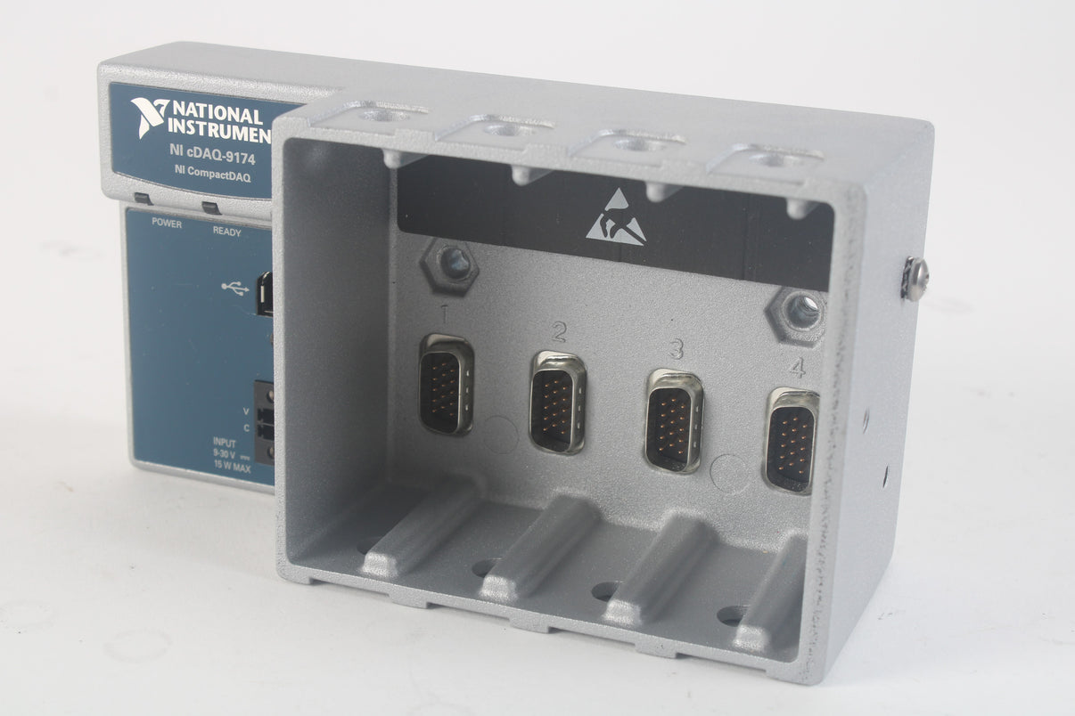 National Instruments cDAQ-9174 4-Slot, USB CompactDAQ Chassis W/ Power ...