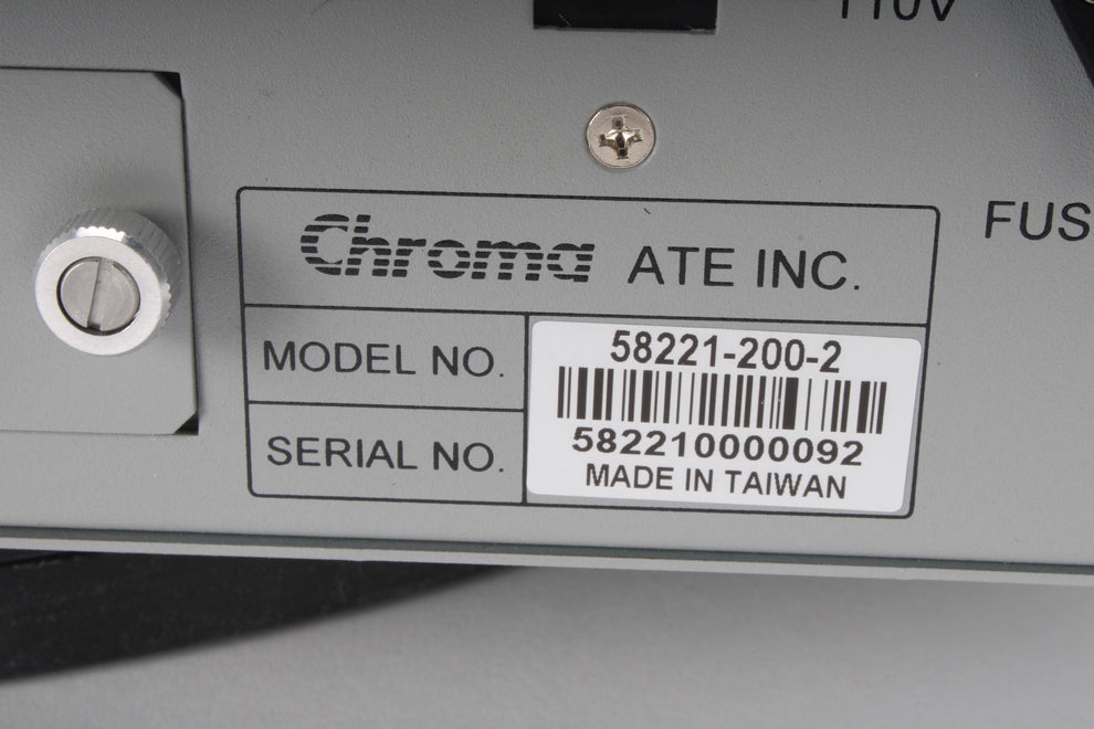 Chroma 58221-200-2 LED Electrical Test Module – NTC Tech
