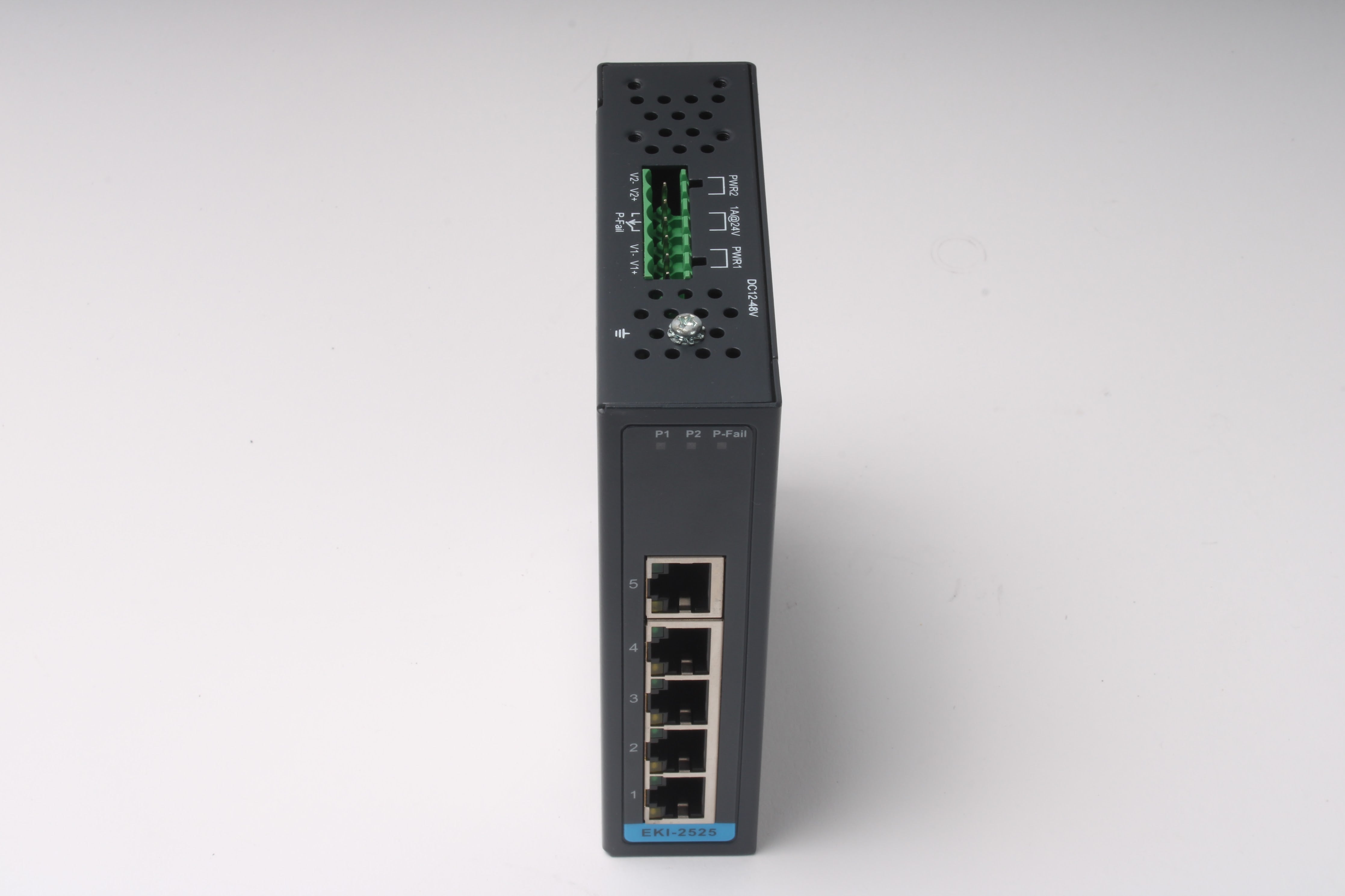 Advantech EKI-2525 5-Port Industrial Ethernet Switch - No Connector ...