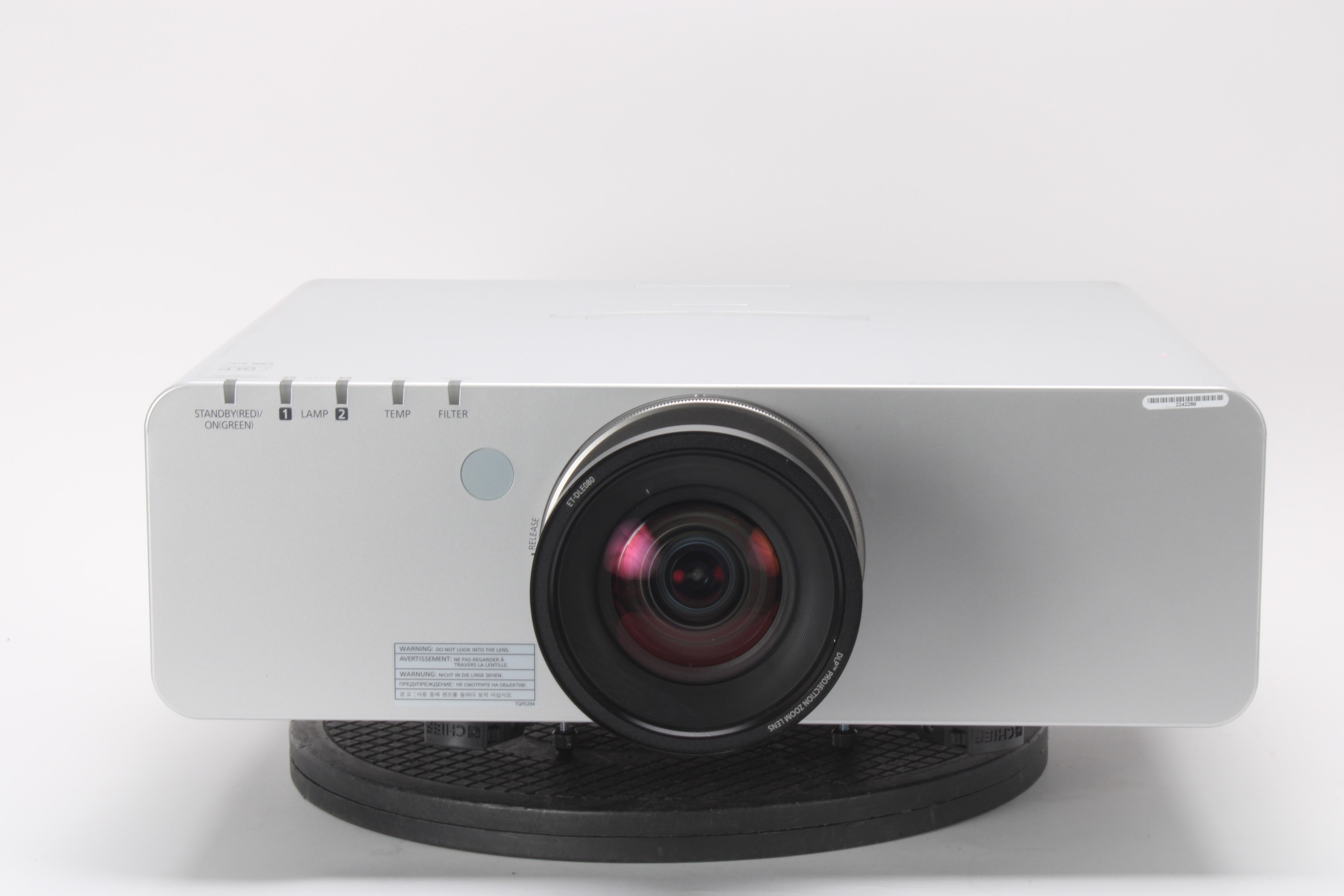 Panasonic PT-DW6300ULS DLP Projector - 6109 Runtime and 454 Both Lamps ...
