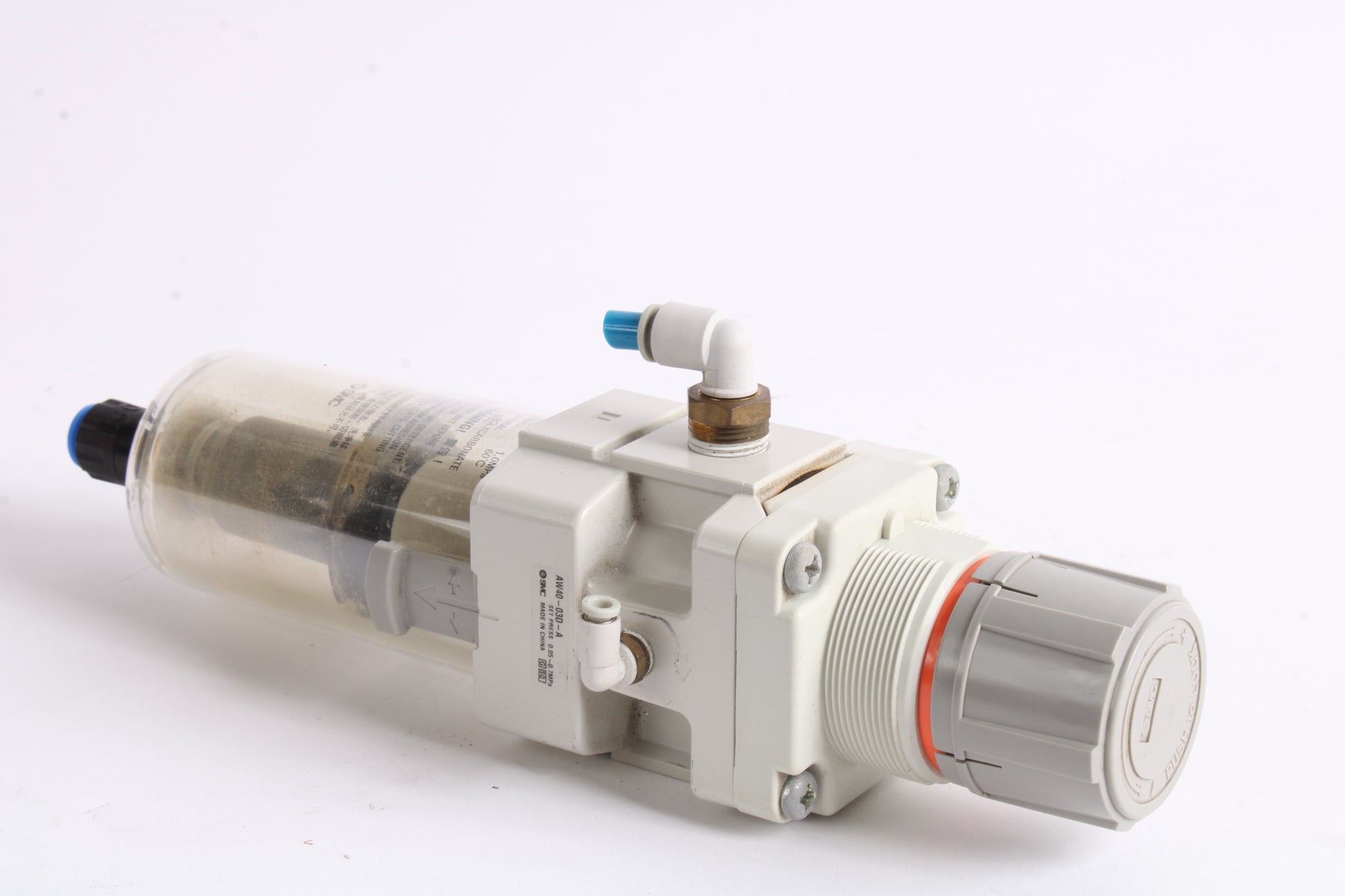 SMC AW40-03D-A Filter Regulator, AW MASS PRO With Push Button Top – NTC ...