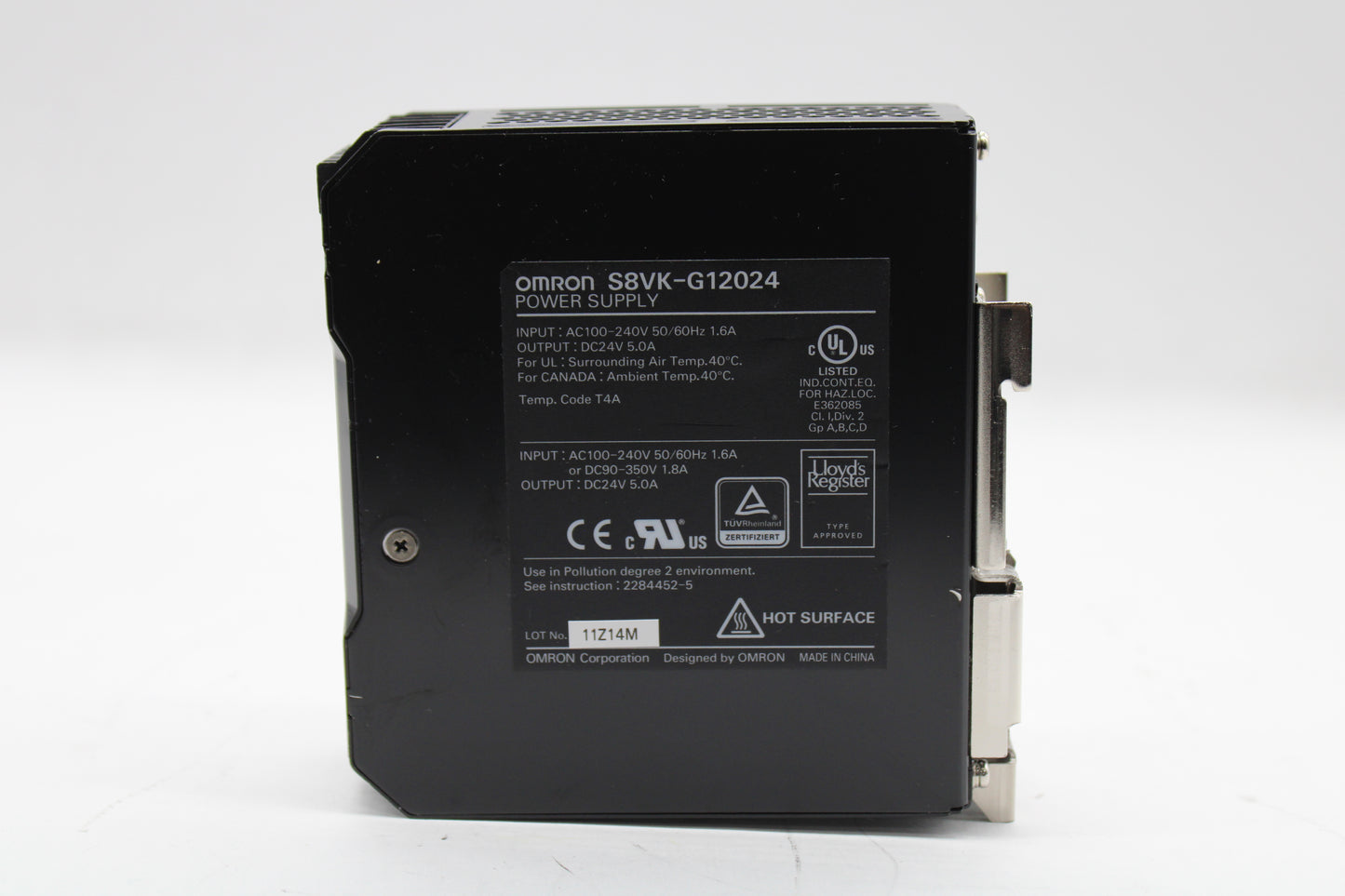 Omron S8VK-G12024 DIN Rail Power Supply – NTC Tech