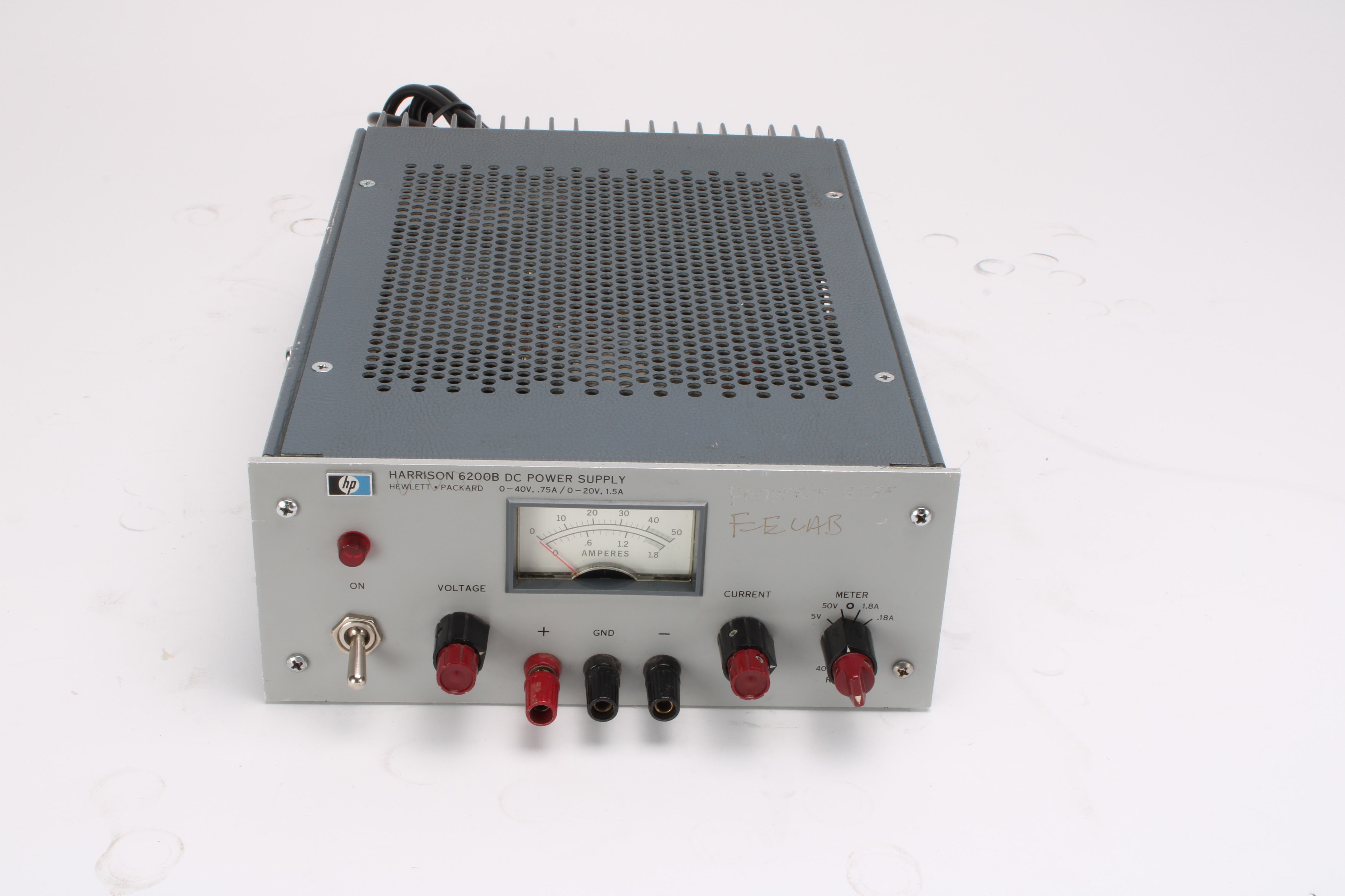HP 6200B 0-40V .75A / 0-20V 1.5A DC Power Supply - Fair Condition – NTC ...