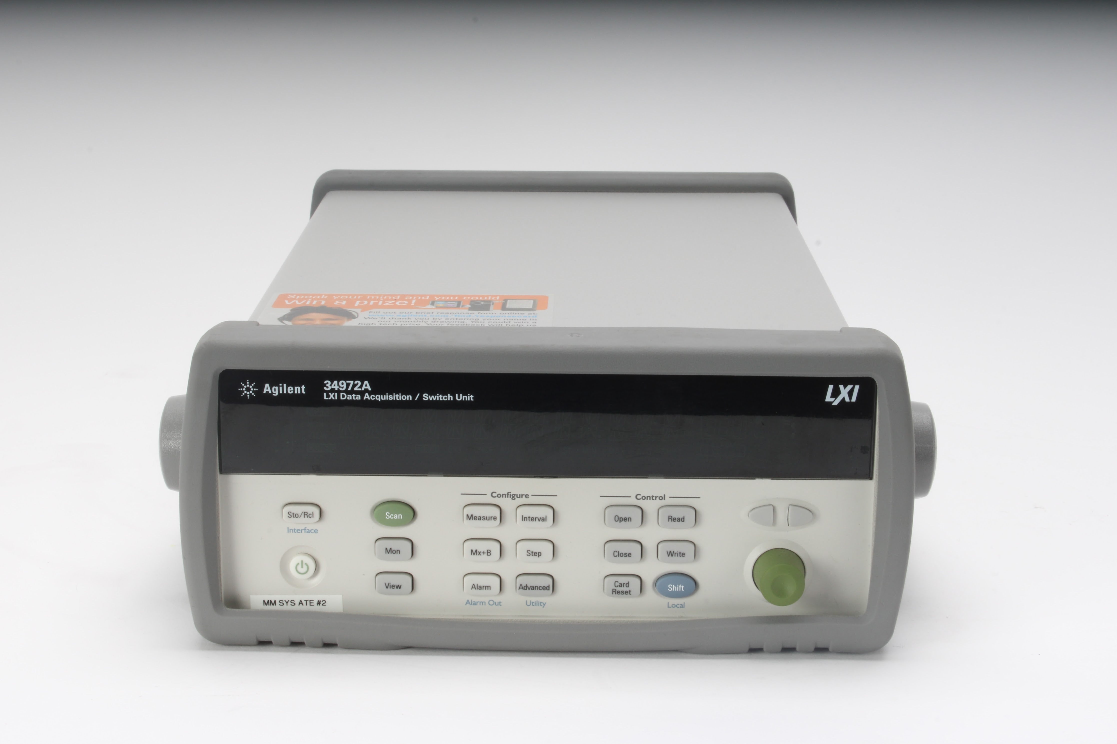 Keysight 34972A LXI Data Acquisition / Switch Unit With Bumpers and Ha ...