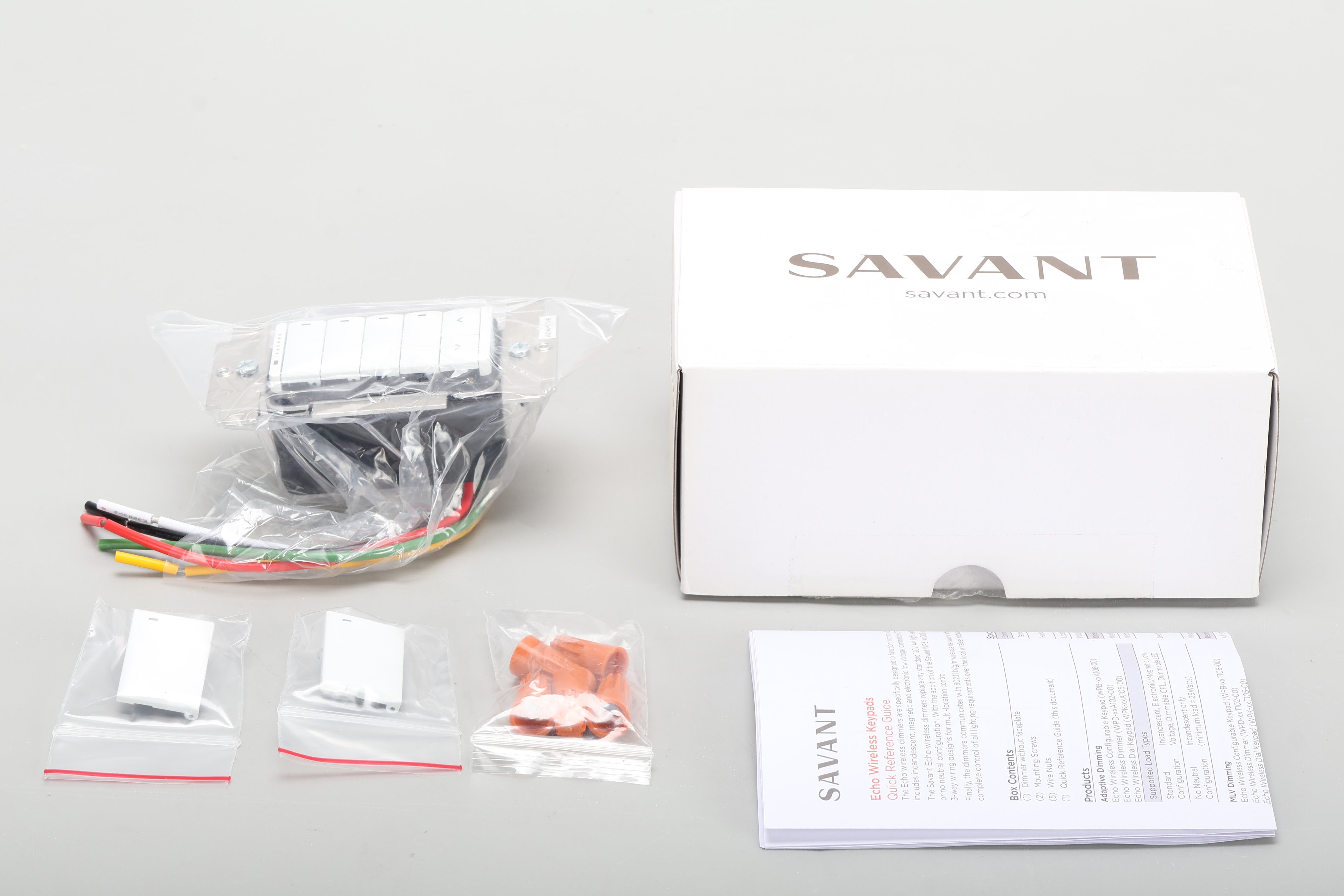 Savant WPB-SWA106-00 Echo Wireless Configurable Keypad - New Open Box ...