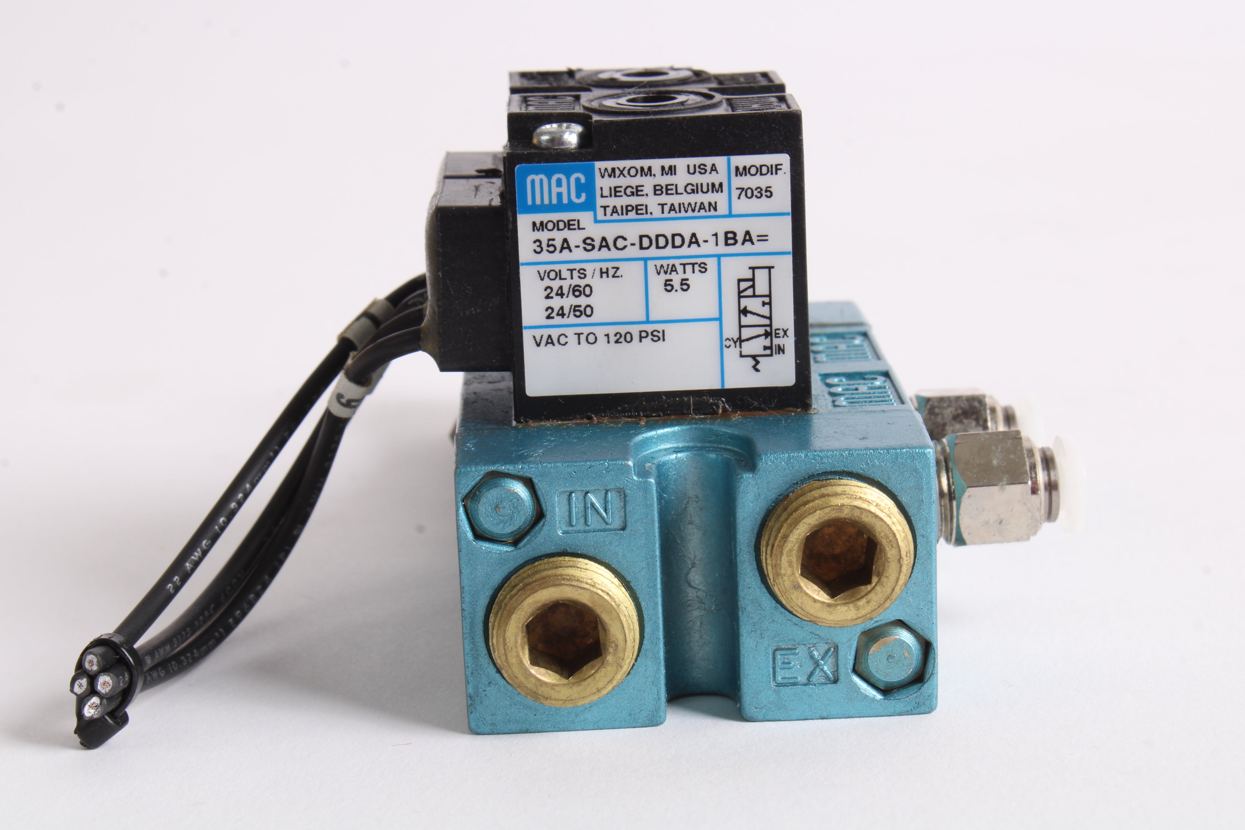 MAC 35A-SAC-DDDA-1BA VAC TO 120 PSI Solenoid Valve – NTC Tech
