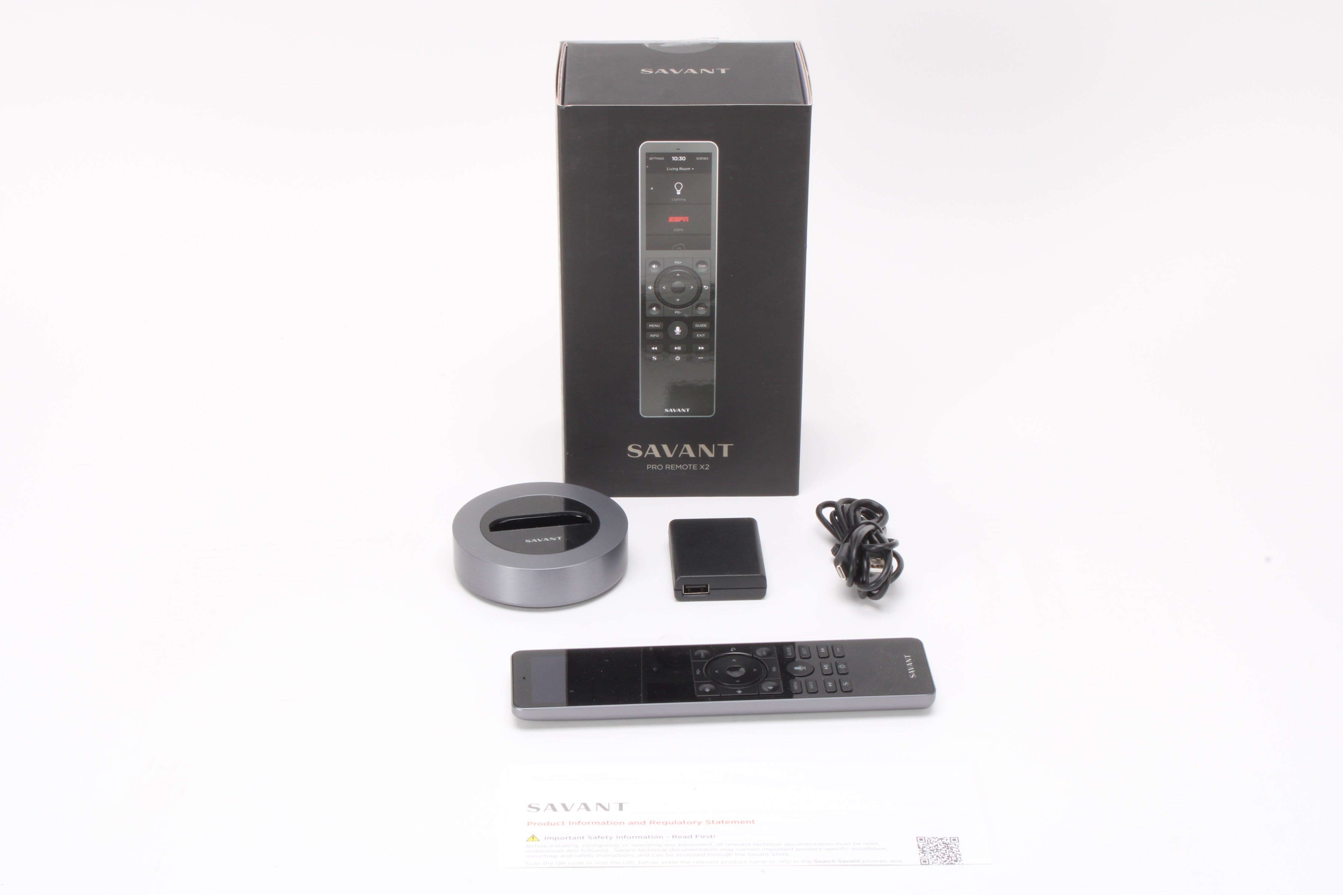 Savant Pro Remote X2 Smart Home Remote Control With Accessories - Fair ...