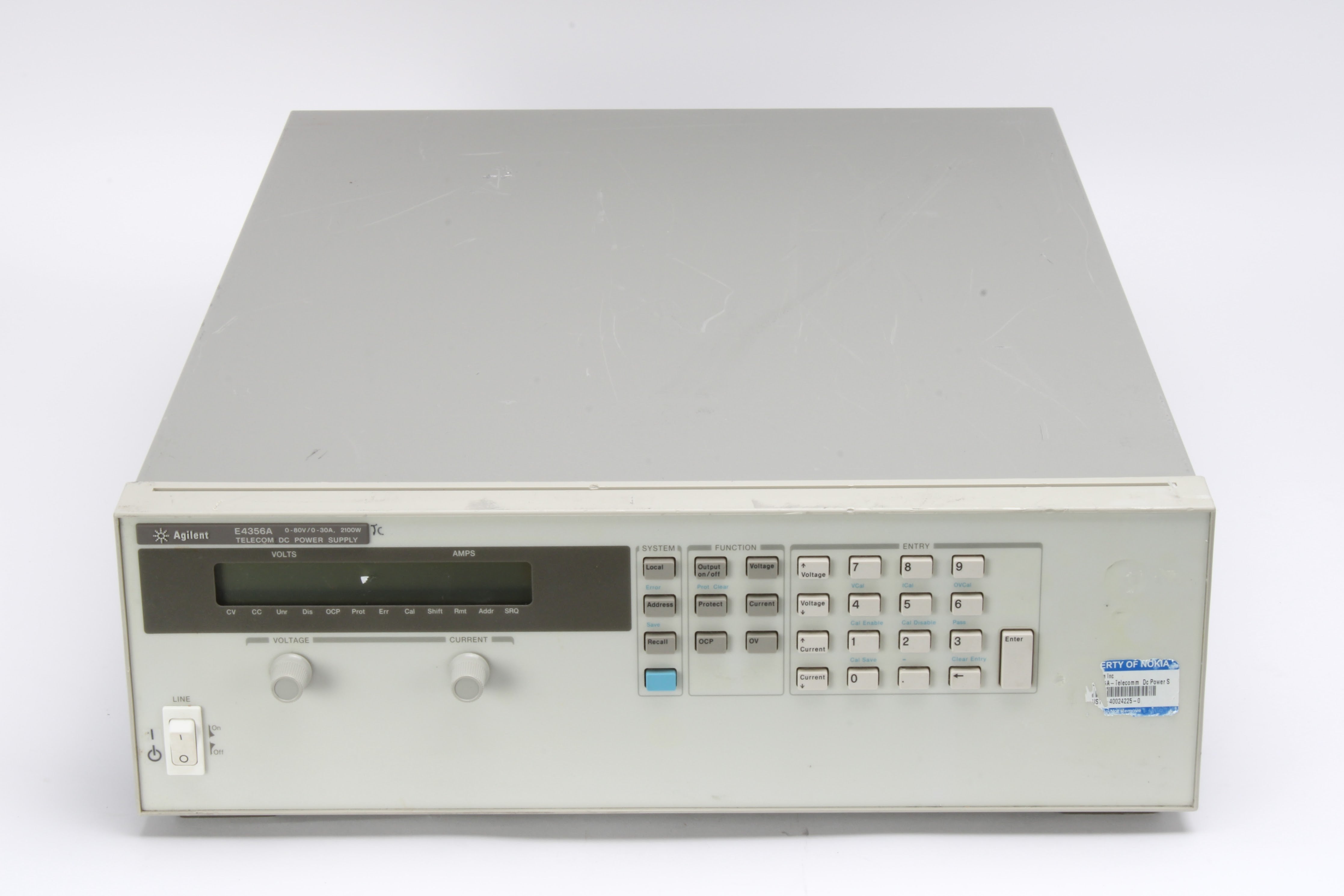 Agilent E4356A Telecom DC Power Supply, 80V 30A - AS IS - Error – NTC Tech
