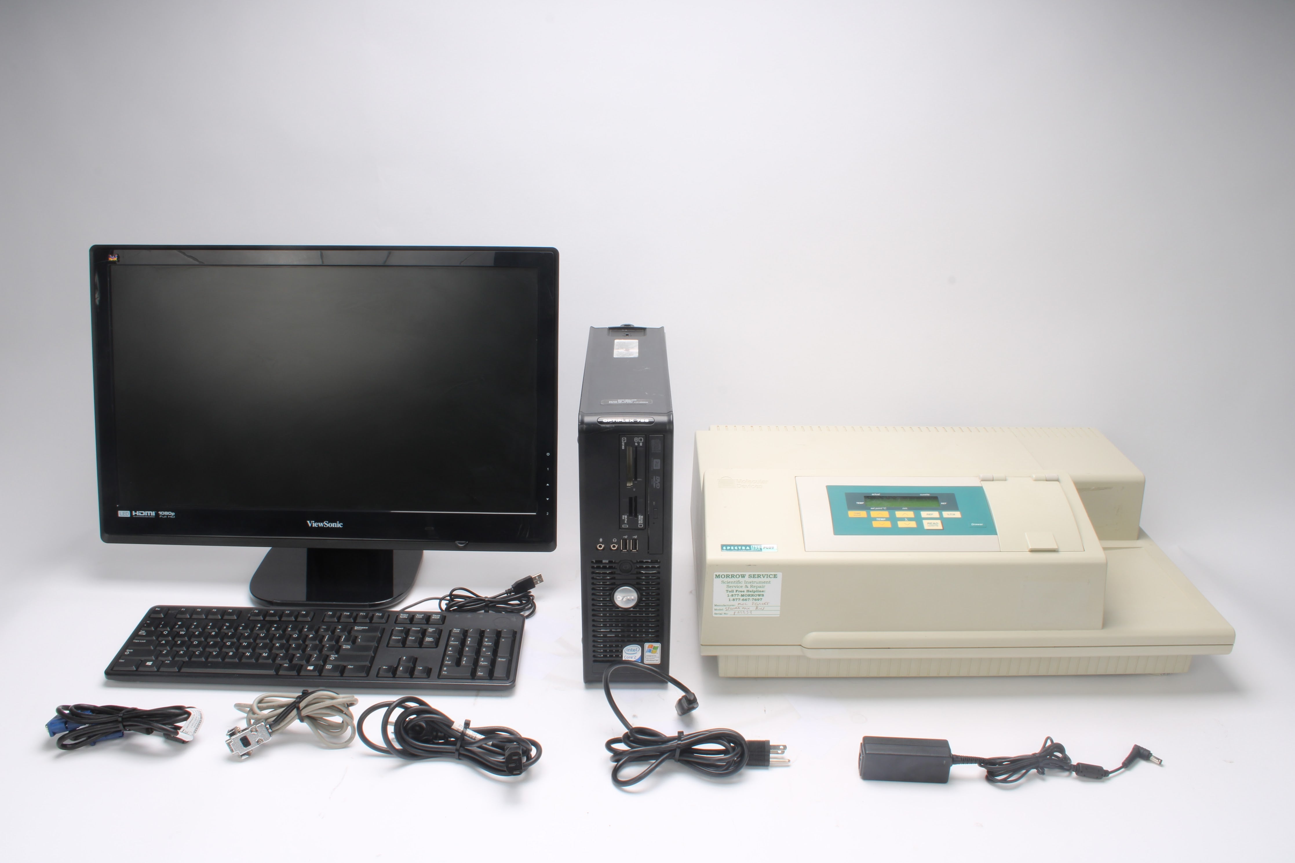 Molecular Devices SpectraMax Plus Microplate Reader W/ Dell Optiplex 7 ...
