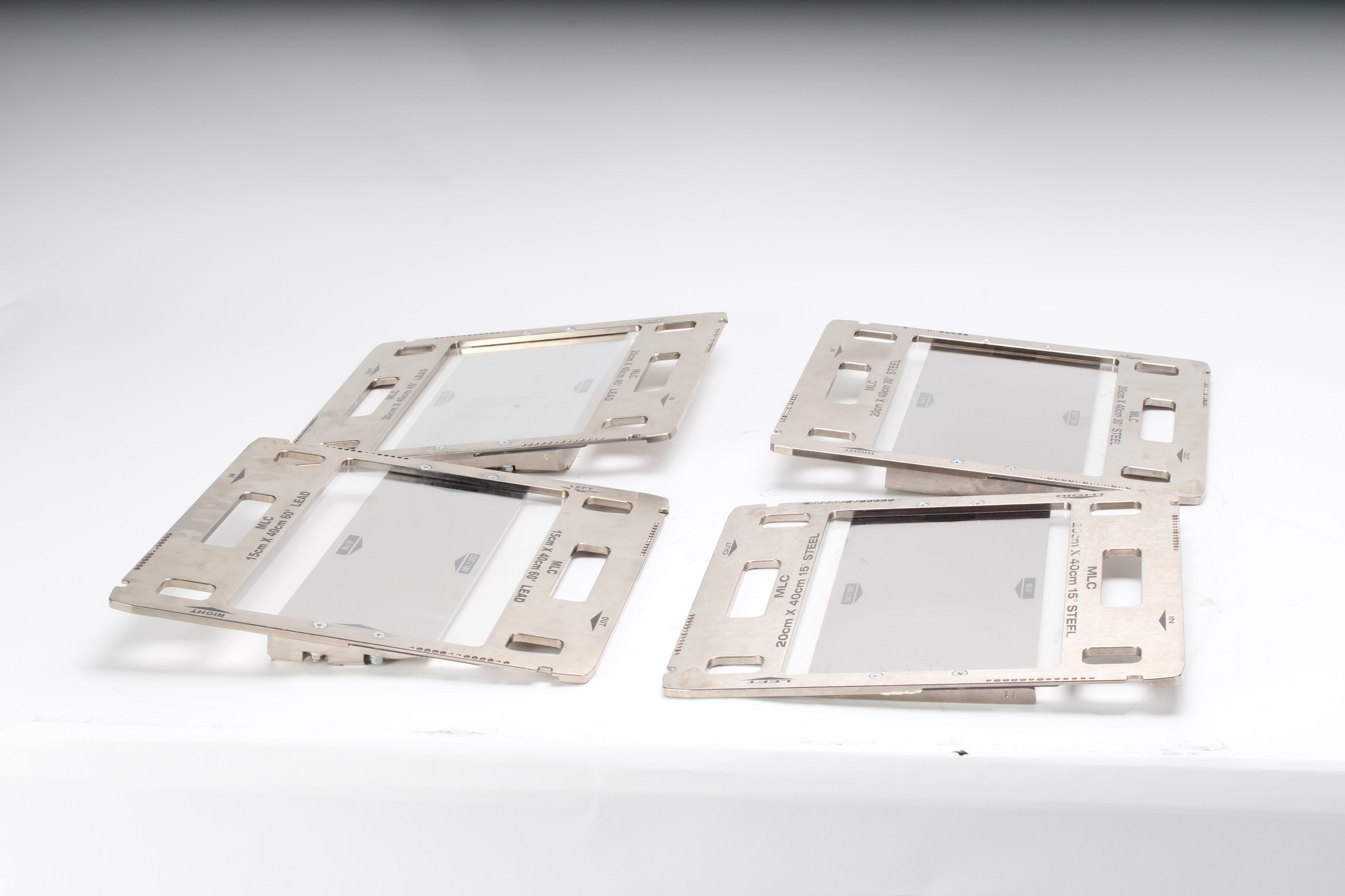 Varian MLC Wedge Tray 15 Degree,60 Degree Lead,45 Degree Lead,30 Degre ...