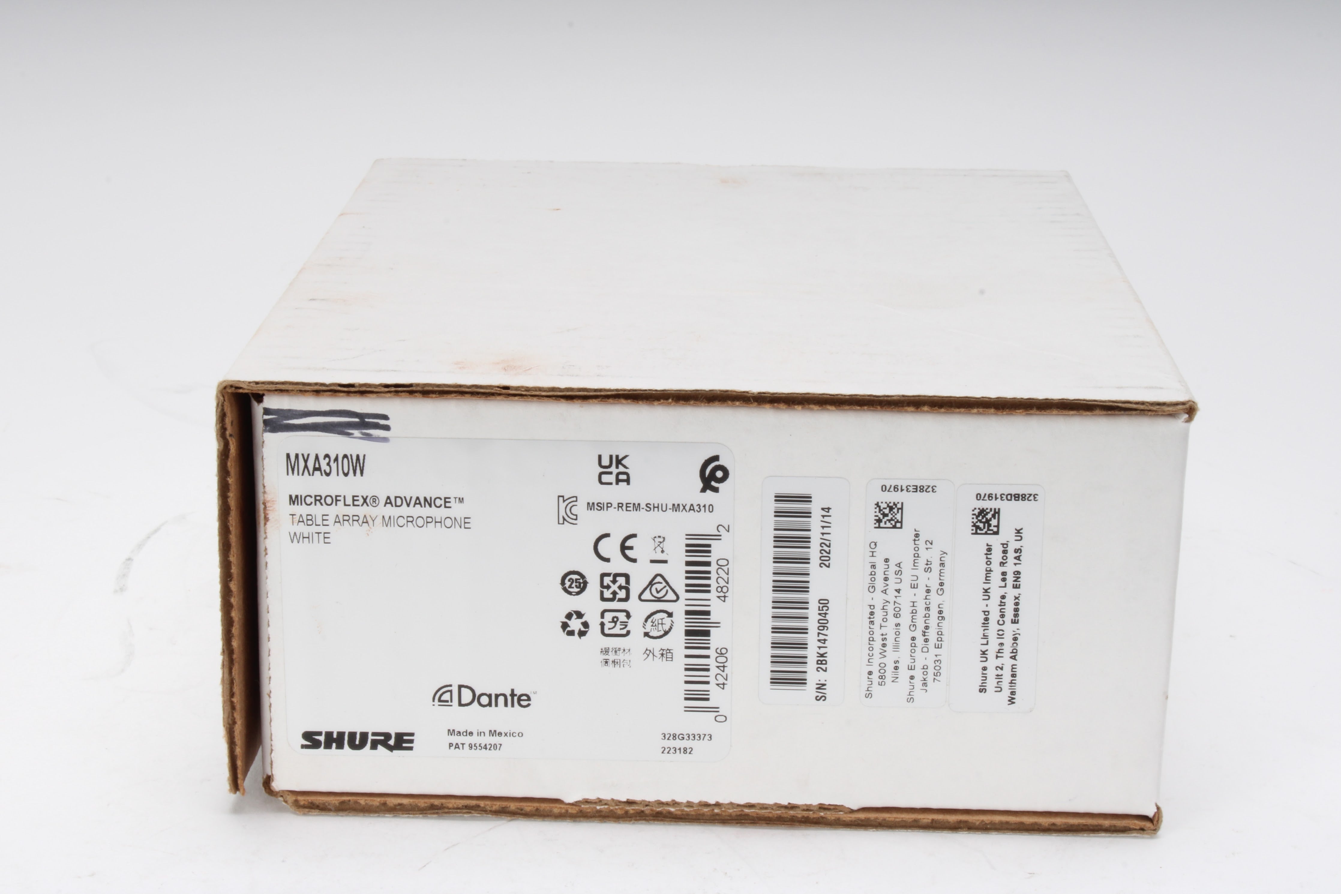 Shure MXA310W Table Array Microphone (White) - NEW – NTC Tech