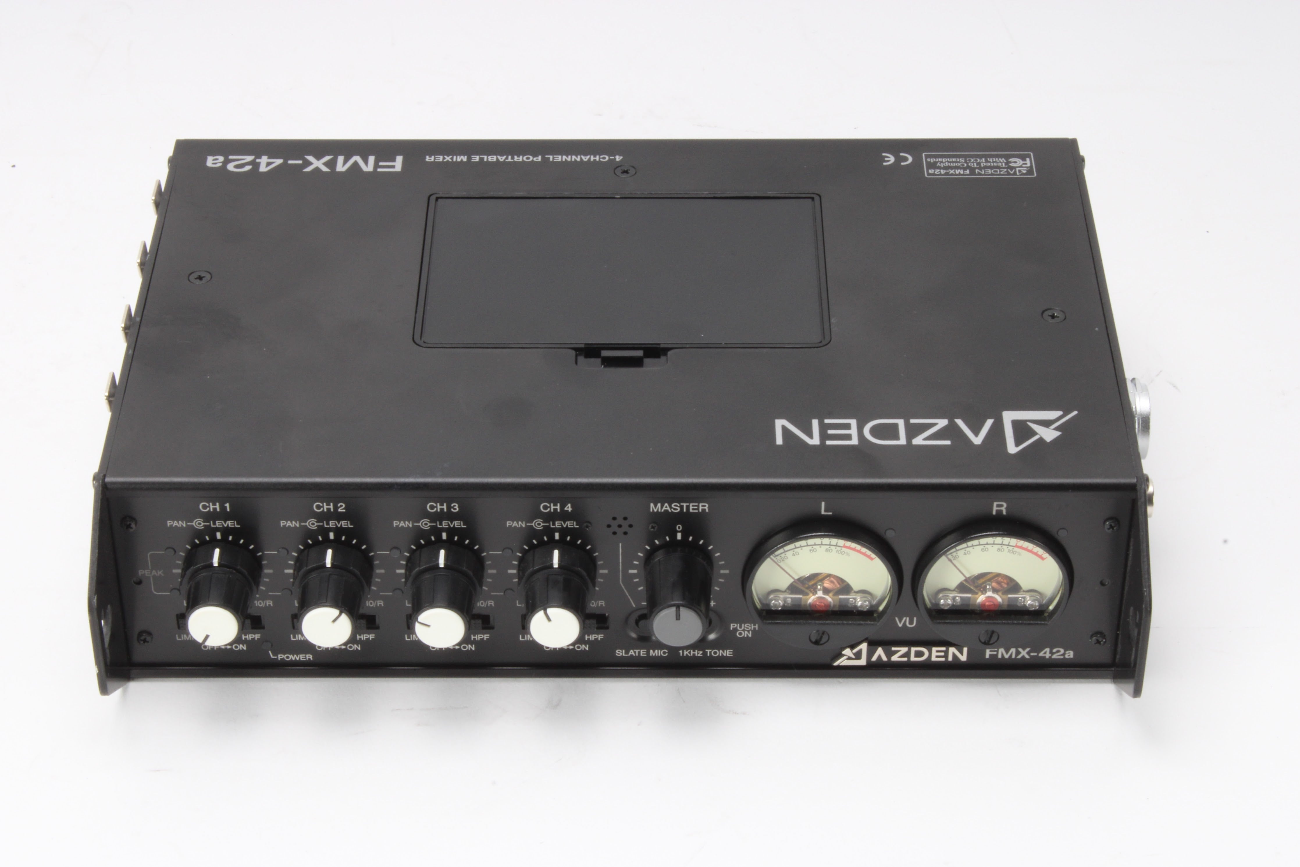Azden FMX-42a 4-Channel Microphone Field Mixer – NTC Tech