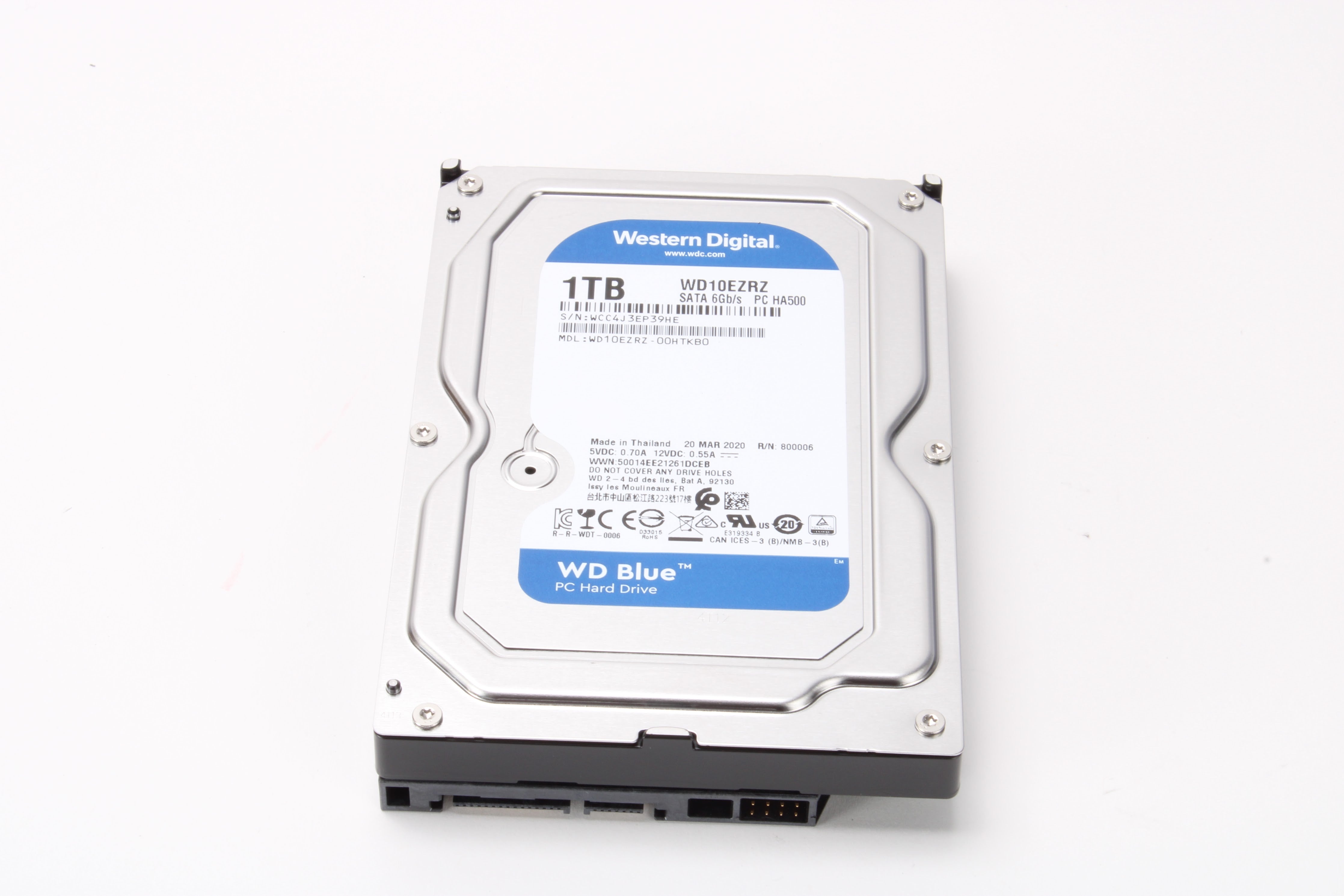 Western Digital Blue WD10EZRZ 1TB Hard Disk Drive WD10EZRZ-00HTKB0 ...