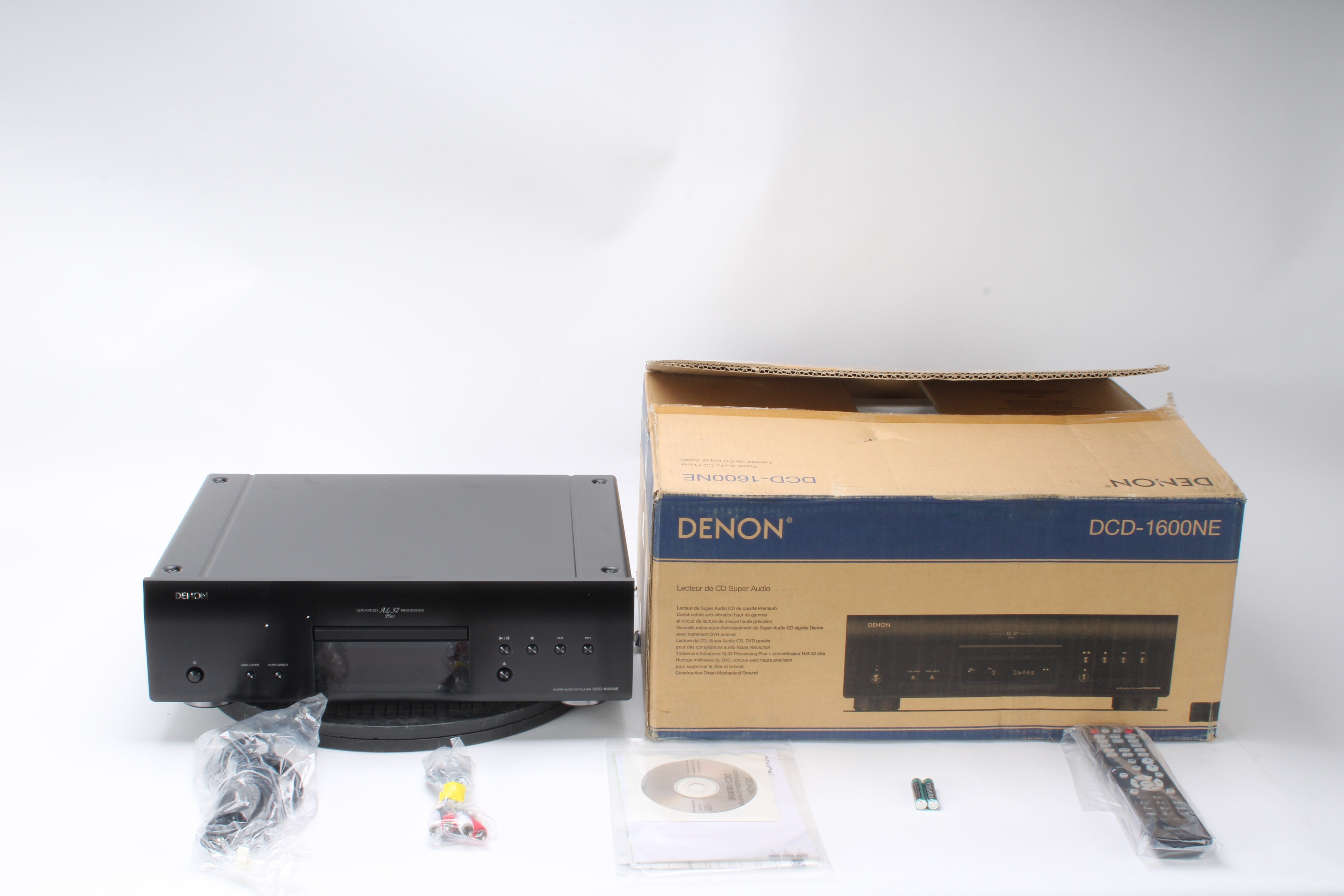 Denon DCD-1600NE Super Audio CD Player With Remote Control and Accesso ...