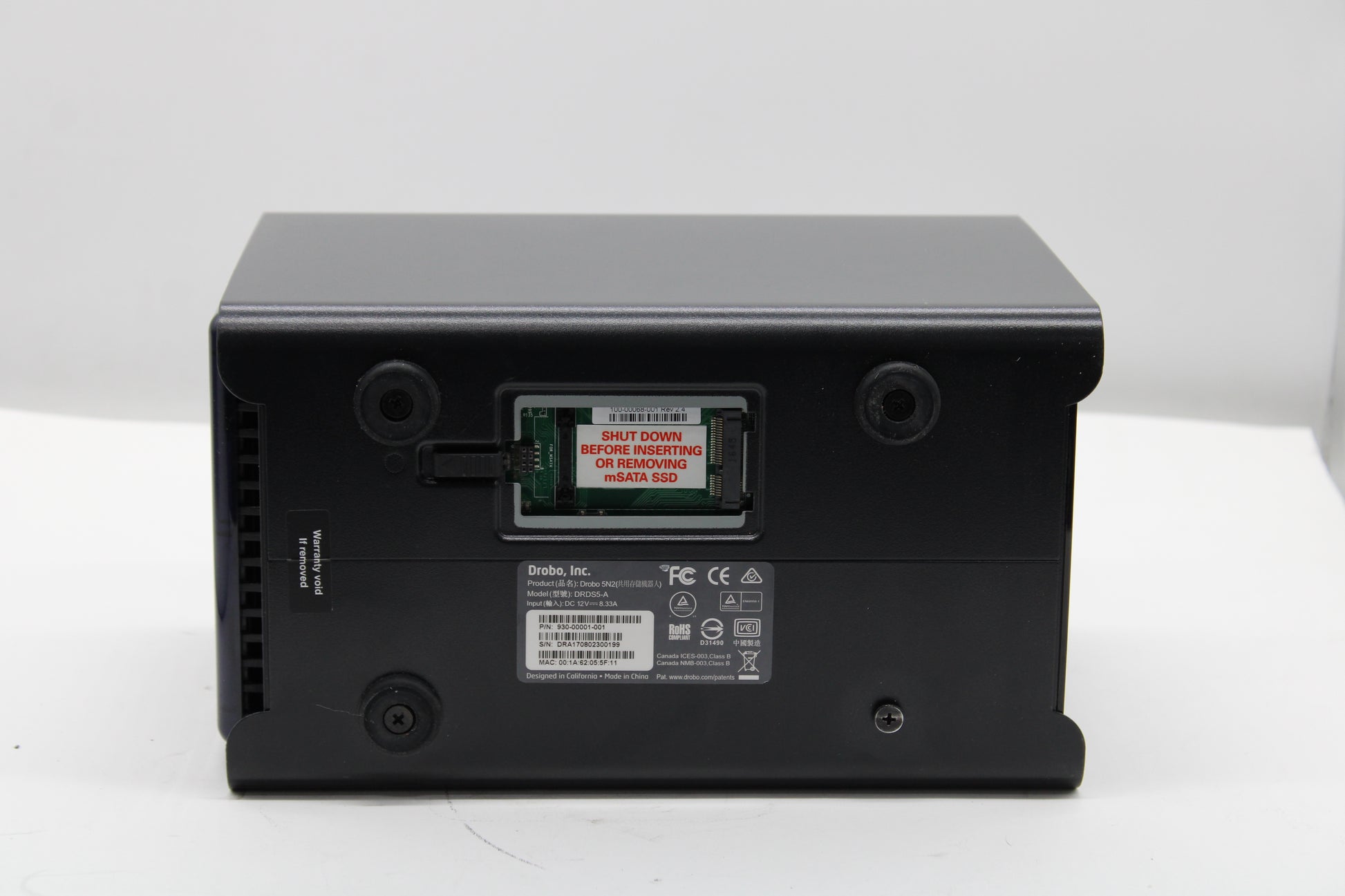 Drobo DRDS5-A 5-Bay Network Attached Storage - No Hard Drives – NTC Tech