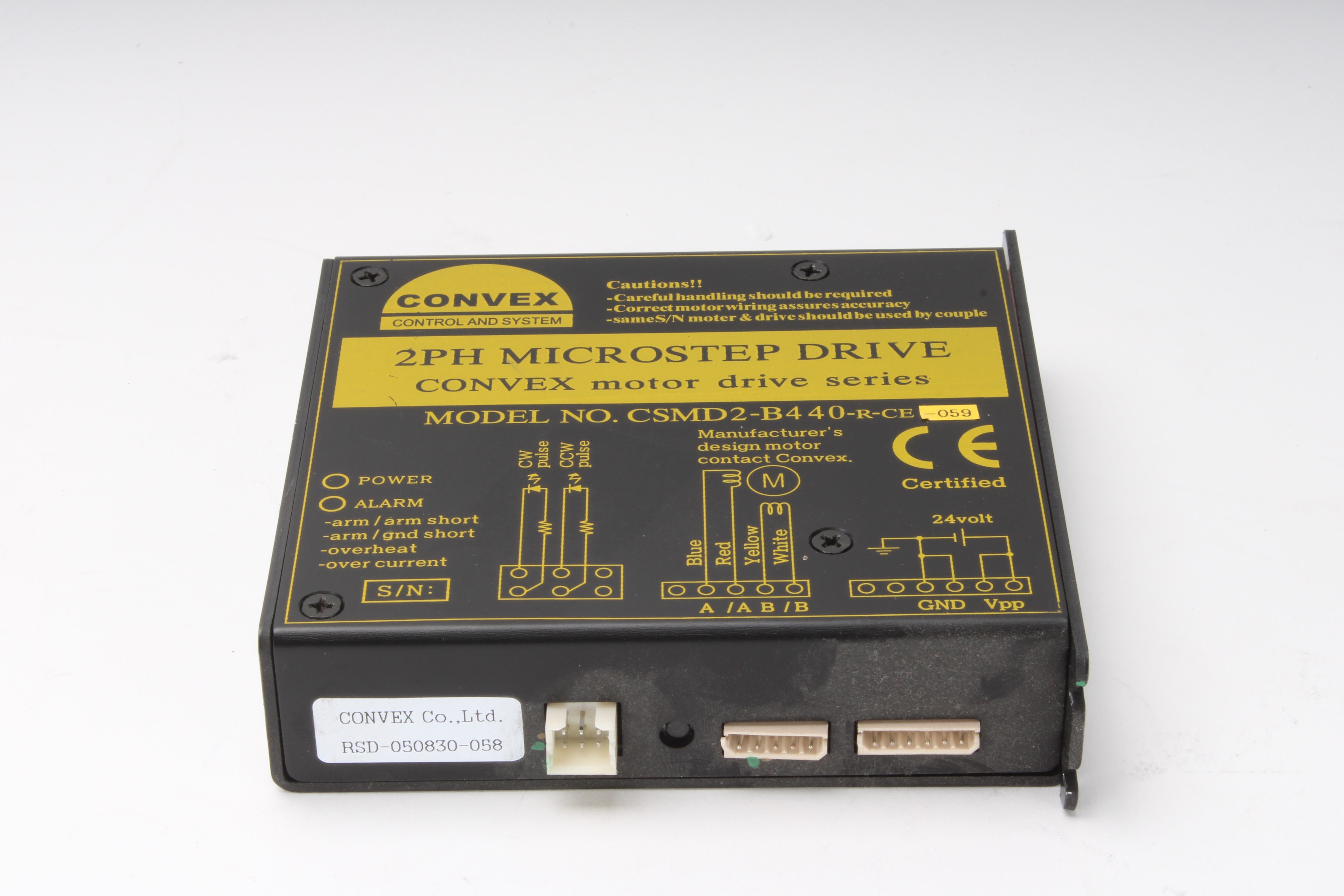 Convex CSMD2-B440-R-CE Motor Drive Series 2PH Microstep Drive – NTC Tech
