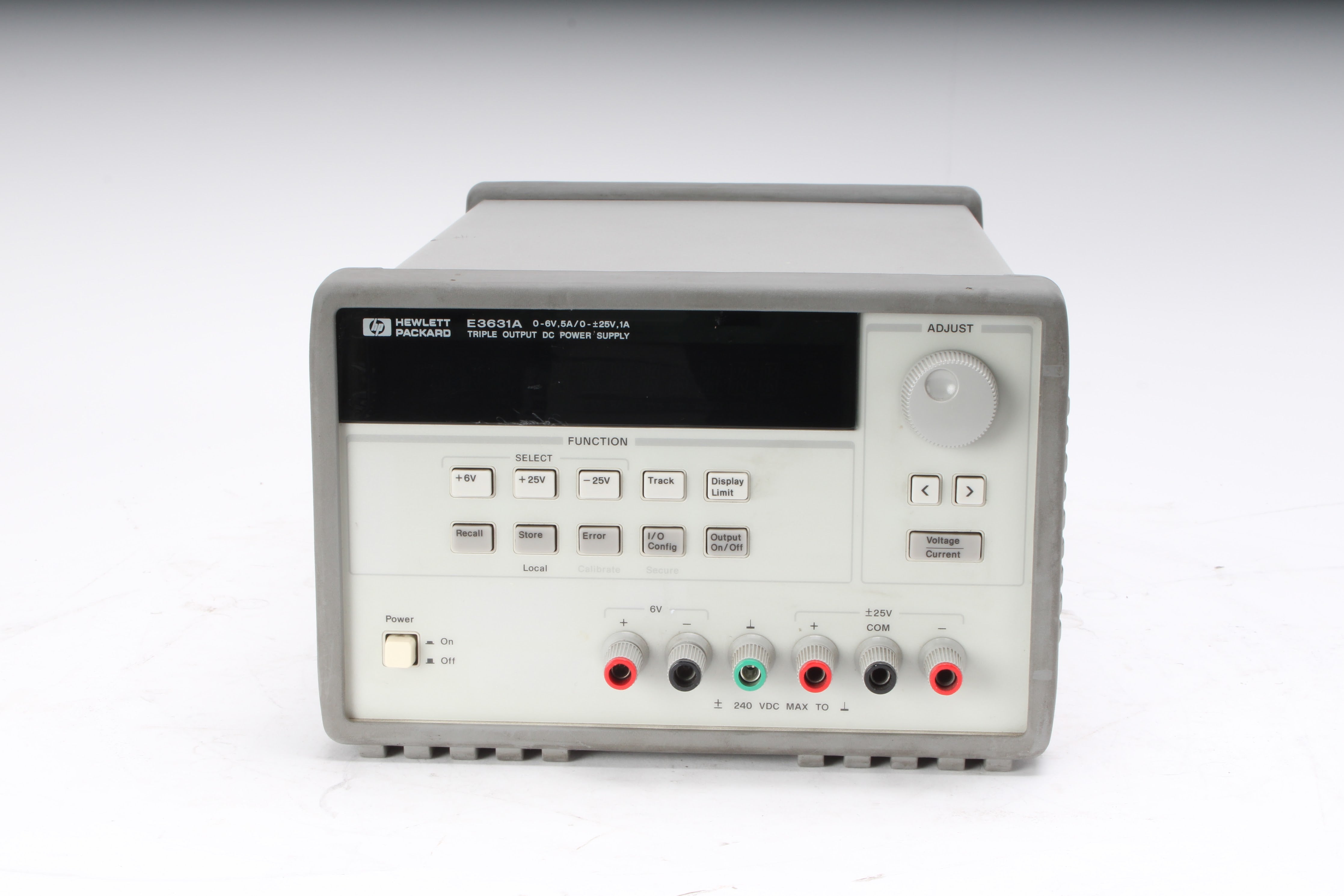 HP / Agilent E3631A 0-6V,5A/0-+/-25V 1A Triple Output DC Power Supply ...