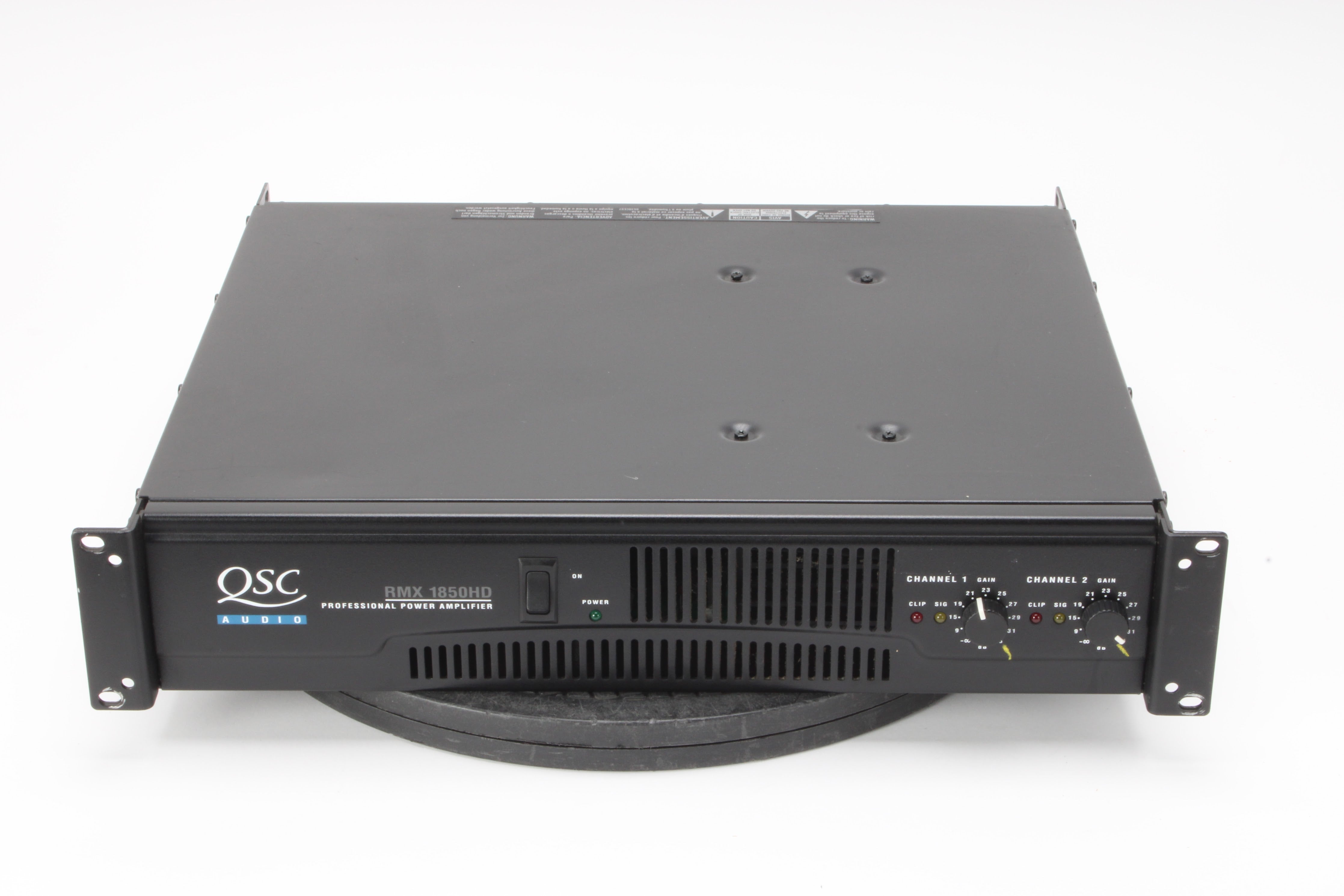 QSC Audio RMX 1850HD Professional Power Amplifier - AS IS – NTC Tech