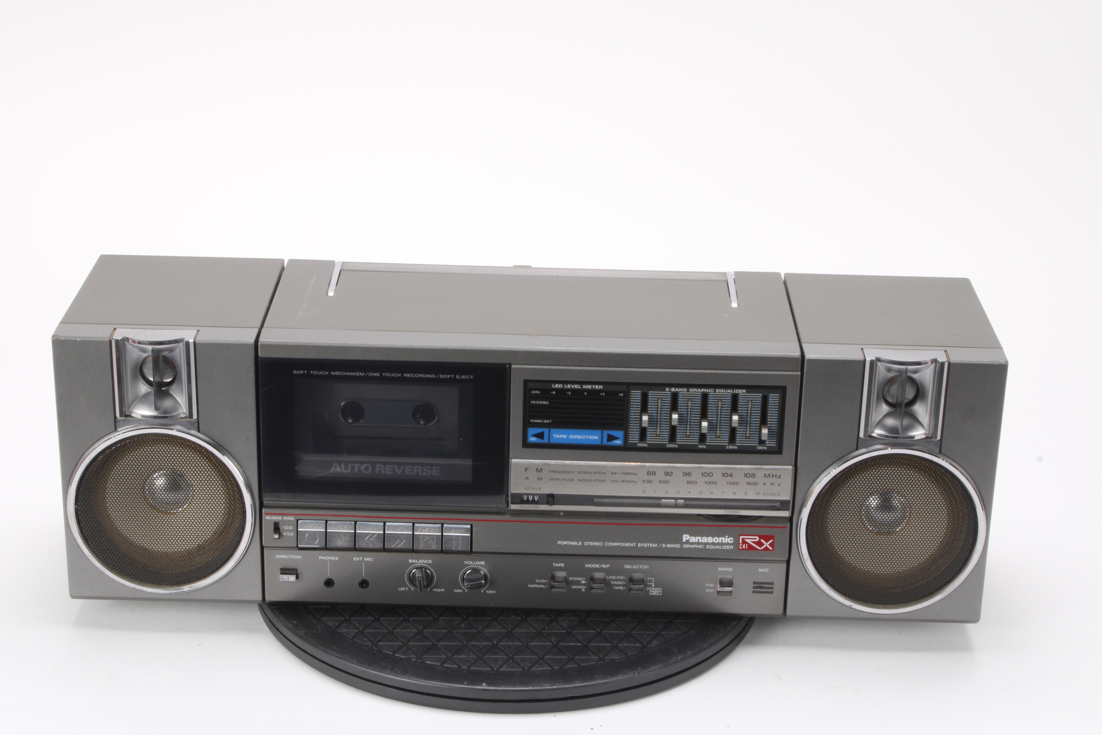 Panasonic RX-C41 Cassette Player Boombox With Power Cable - Fair Condi ...