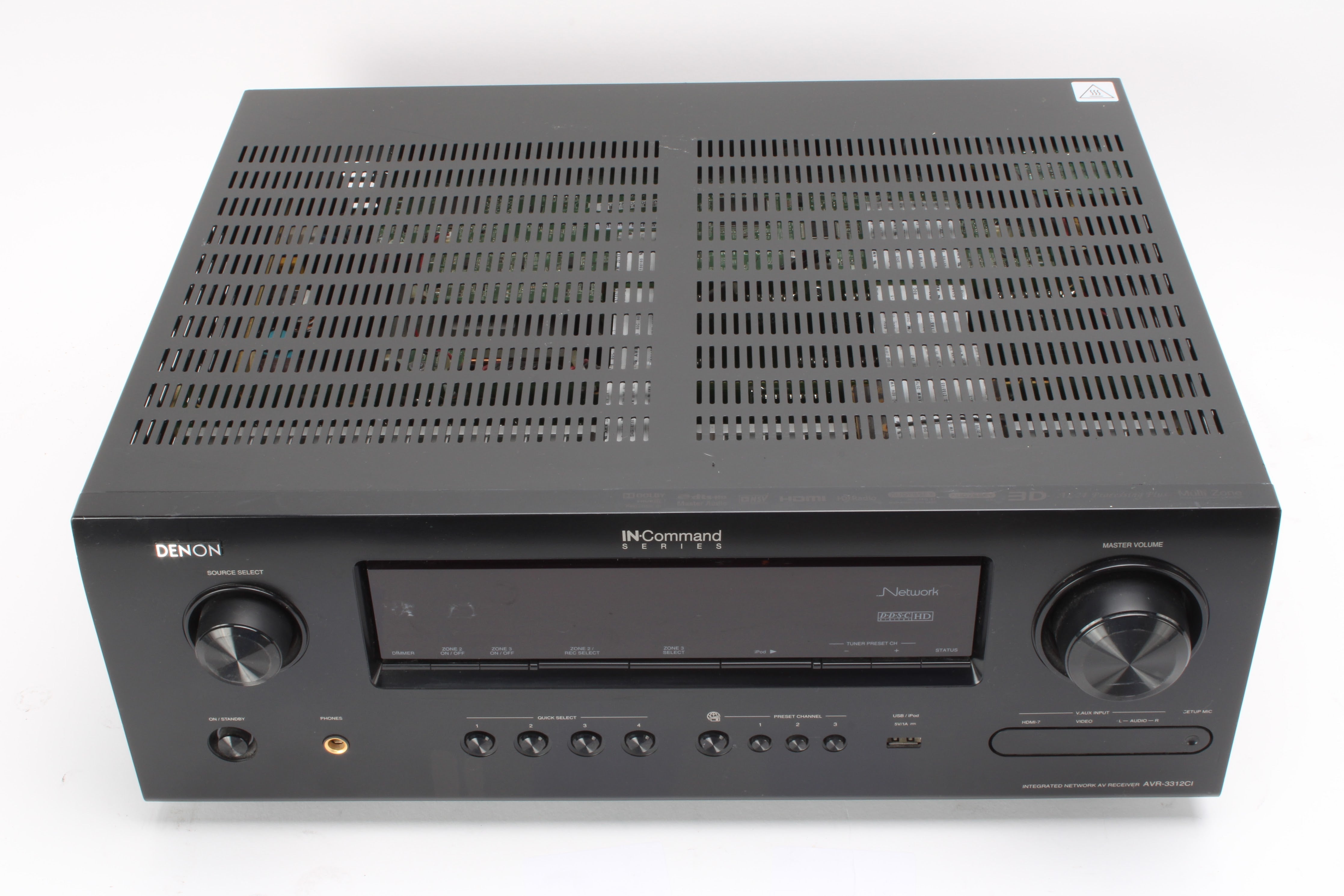 Denon AVR-3312CI Home Integrated Network A/V Surround Receiver – NTC Tech