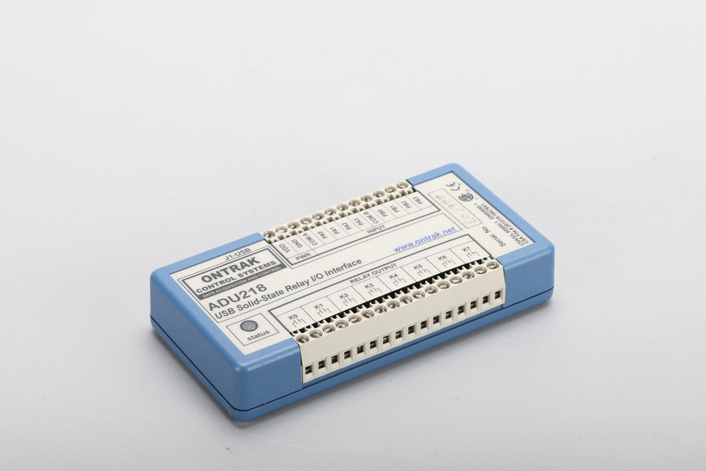 Ontrak Control Systems ADU218 USB Relay Interface I/O With USB Cable ...