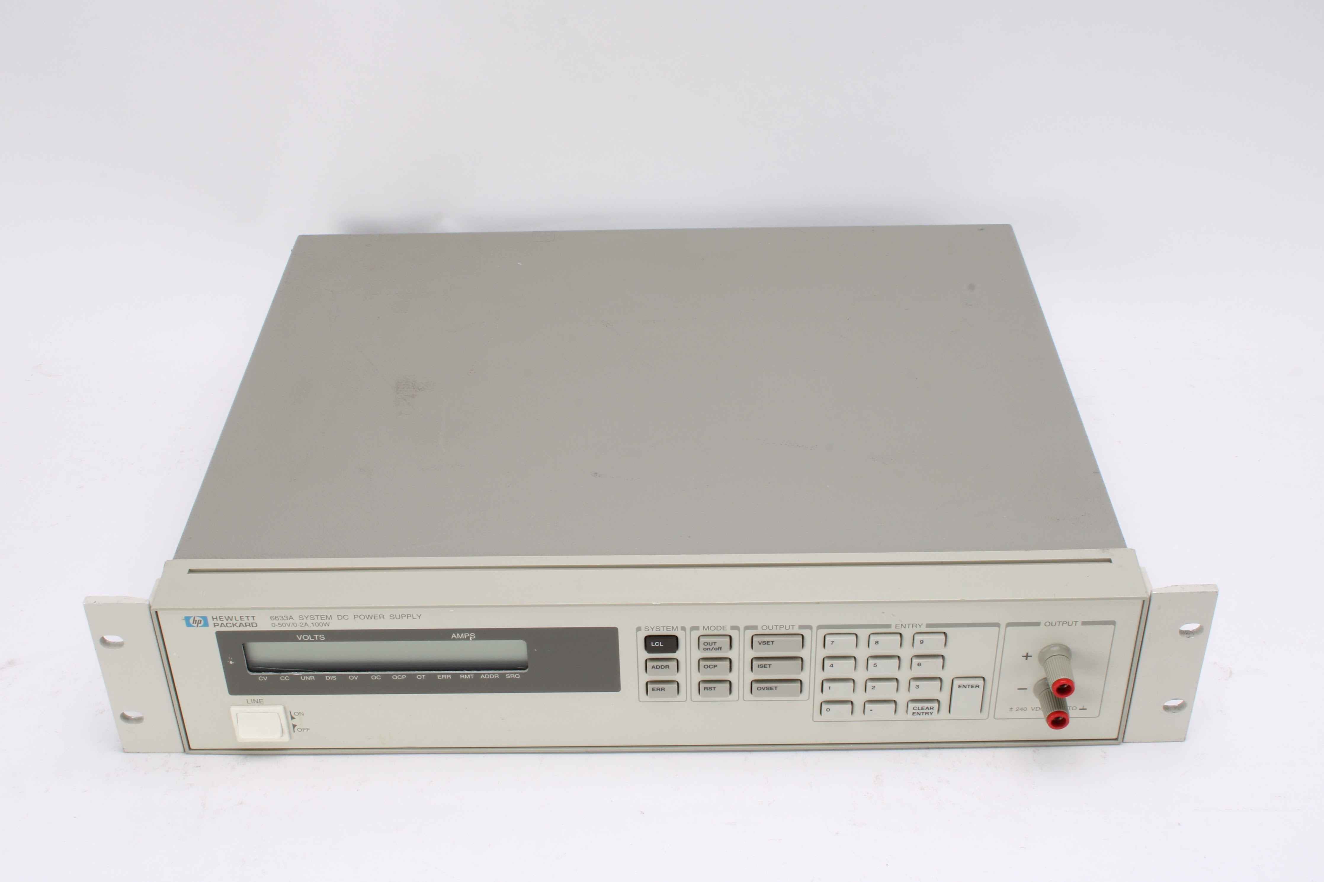 Hewlett Packard HP 6633A GPIB DC Power Supply, 0-50 Vdc, 0-2 A W/ Opt ...