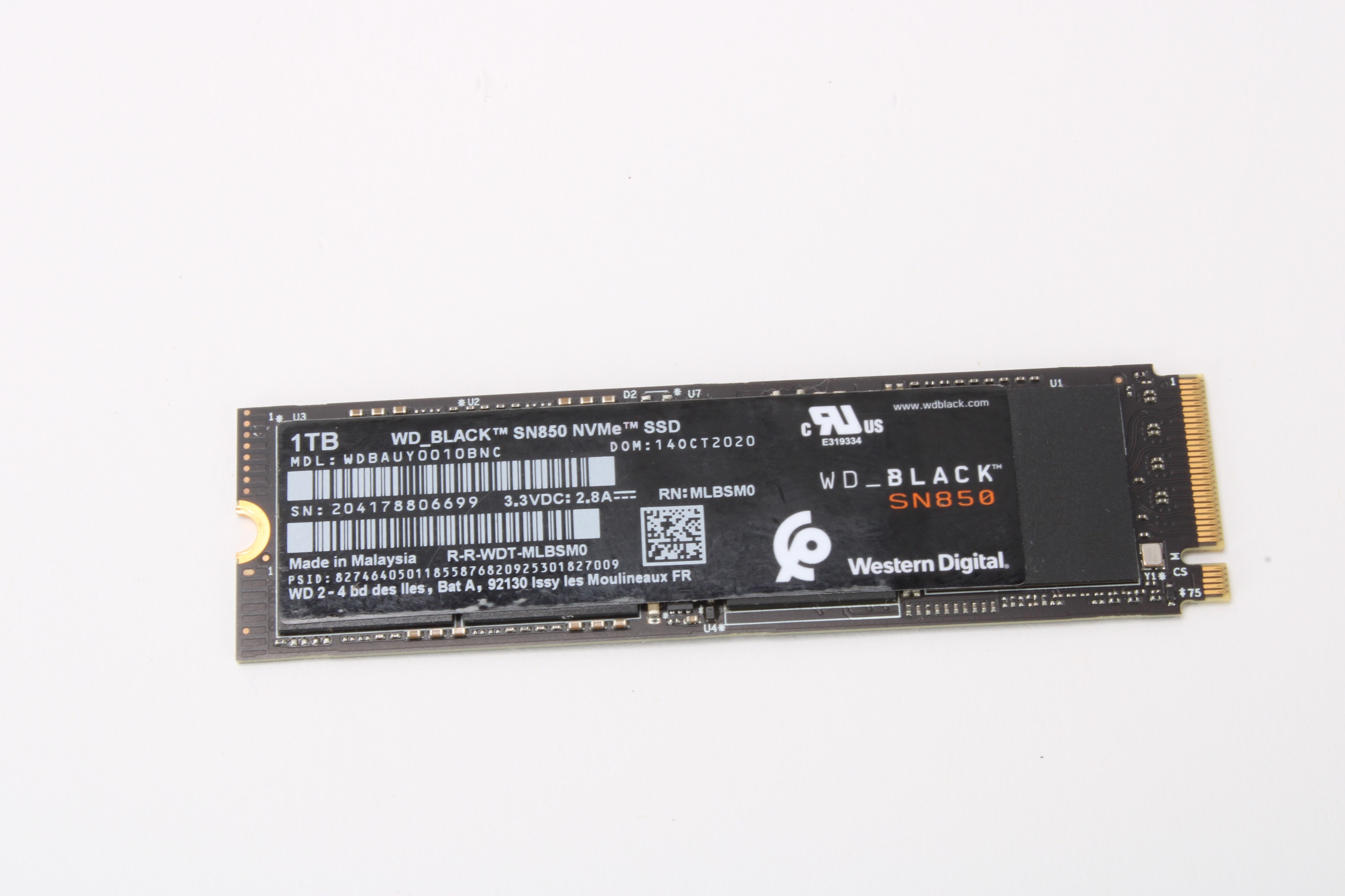 Western Digital SN850 1TB Solid State Drive WDBAUY0010BNC – NTC Tech