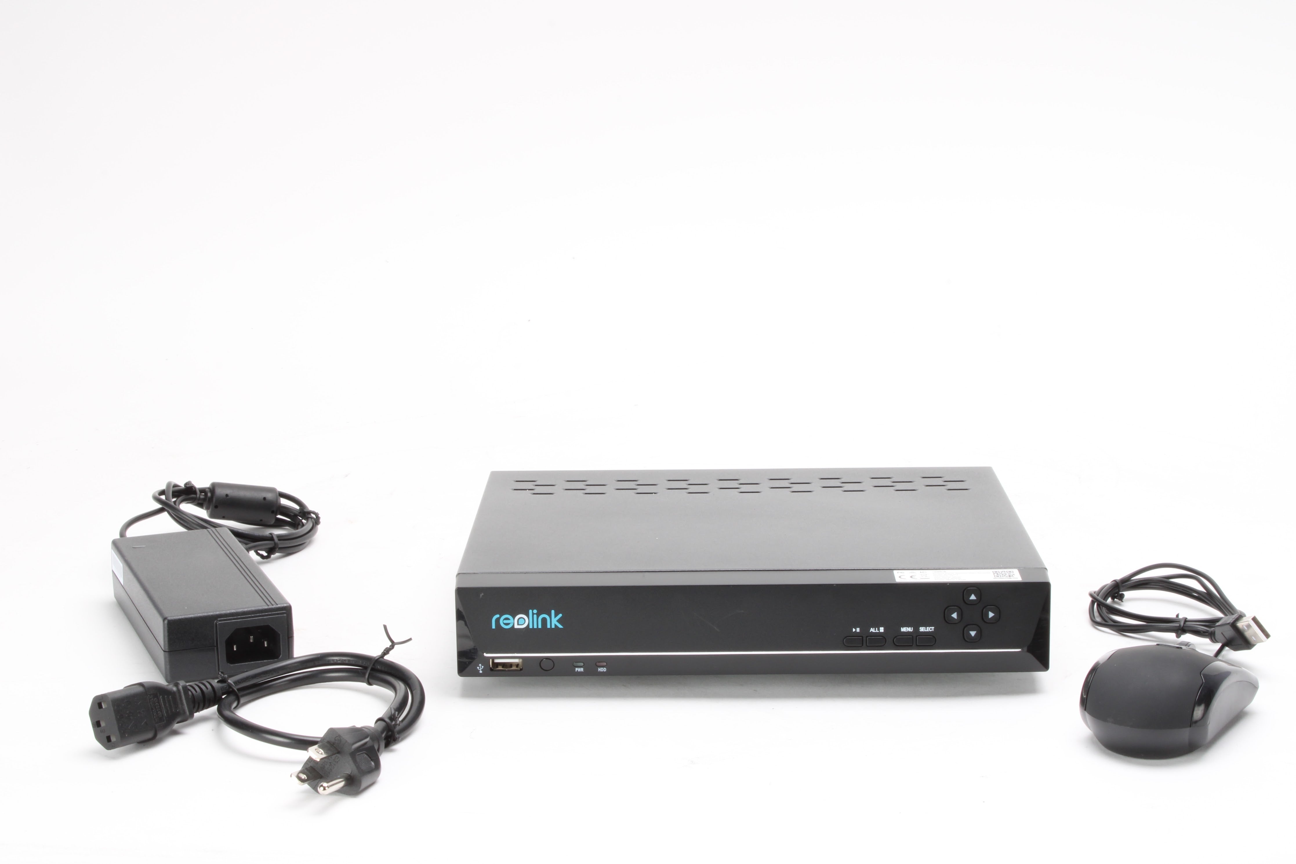 Reolink RLN8-410 8-Channel 4K PoE 2TB HDD NVR With Mouse and Power Sup ...