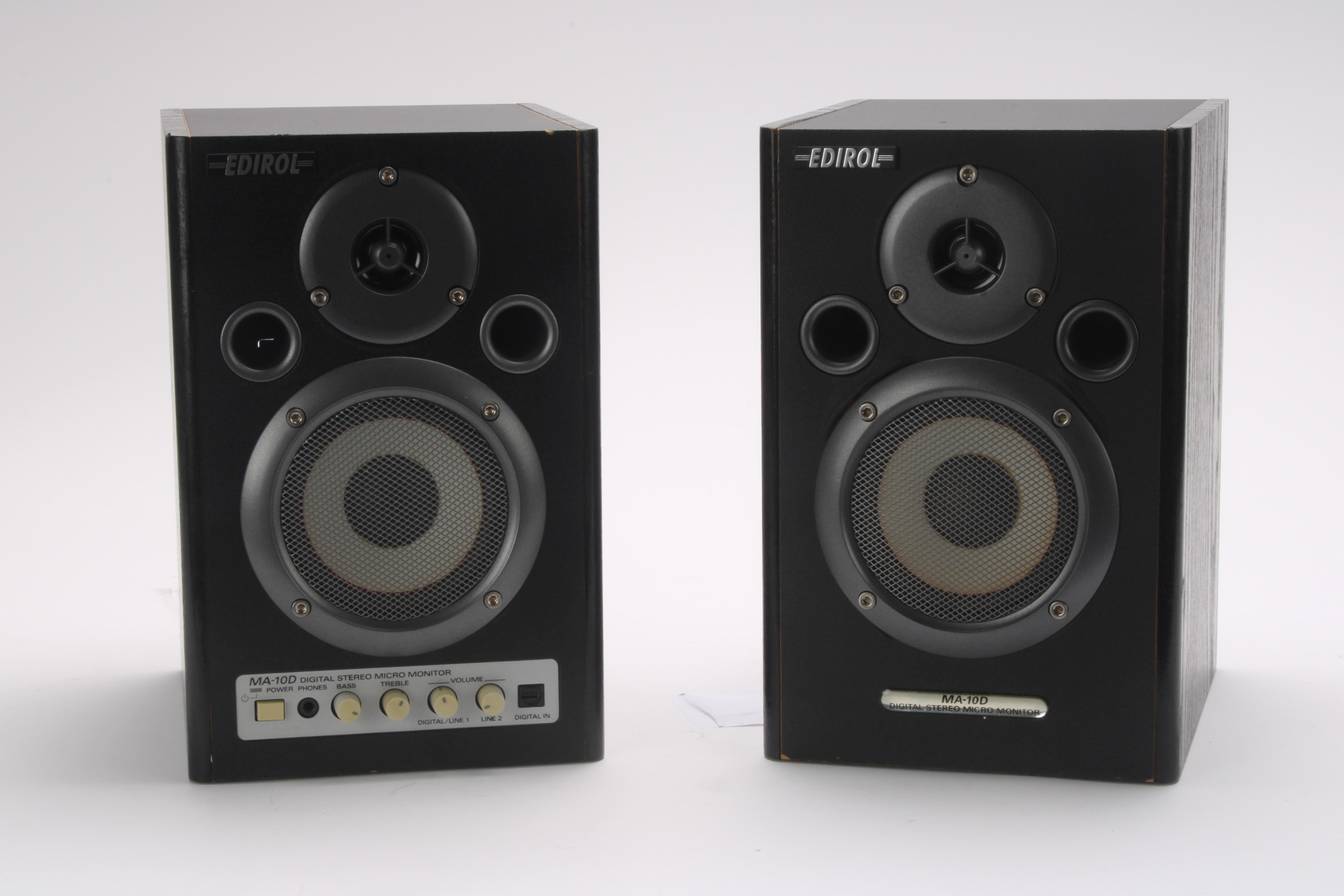Roland Edirol MA-10D Digital Stereo Micro Monitor MA-10DBK Pair - Blac ...