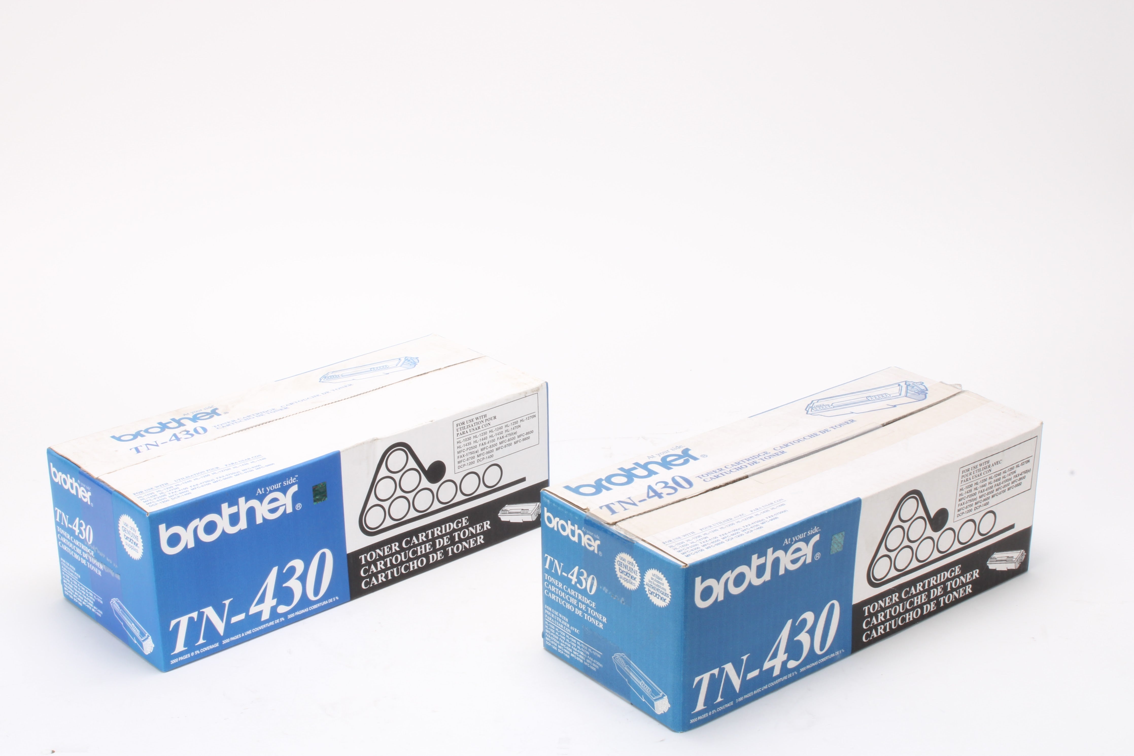 Brother TN-430 Black Toner Cartridge (2-Pack) - NEW – NTC Tech