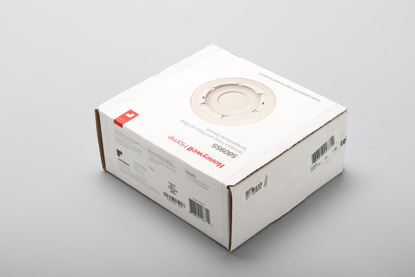 Honeywell 5809SS Wireless Heat and Rate-of-Rise Temperature Sensor - N ...