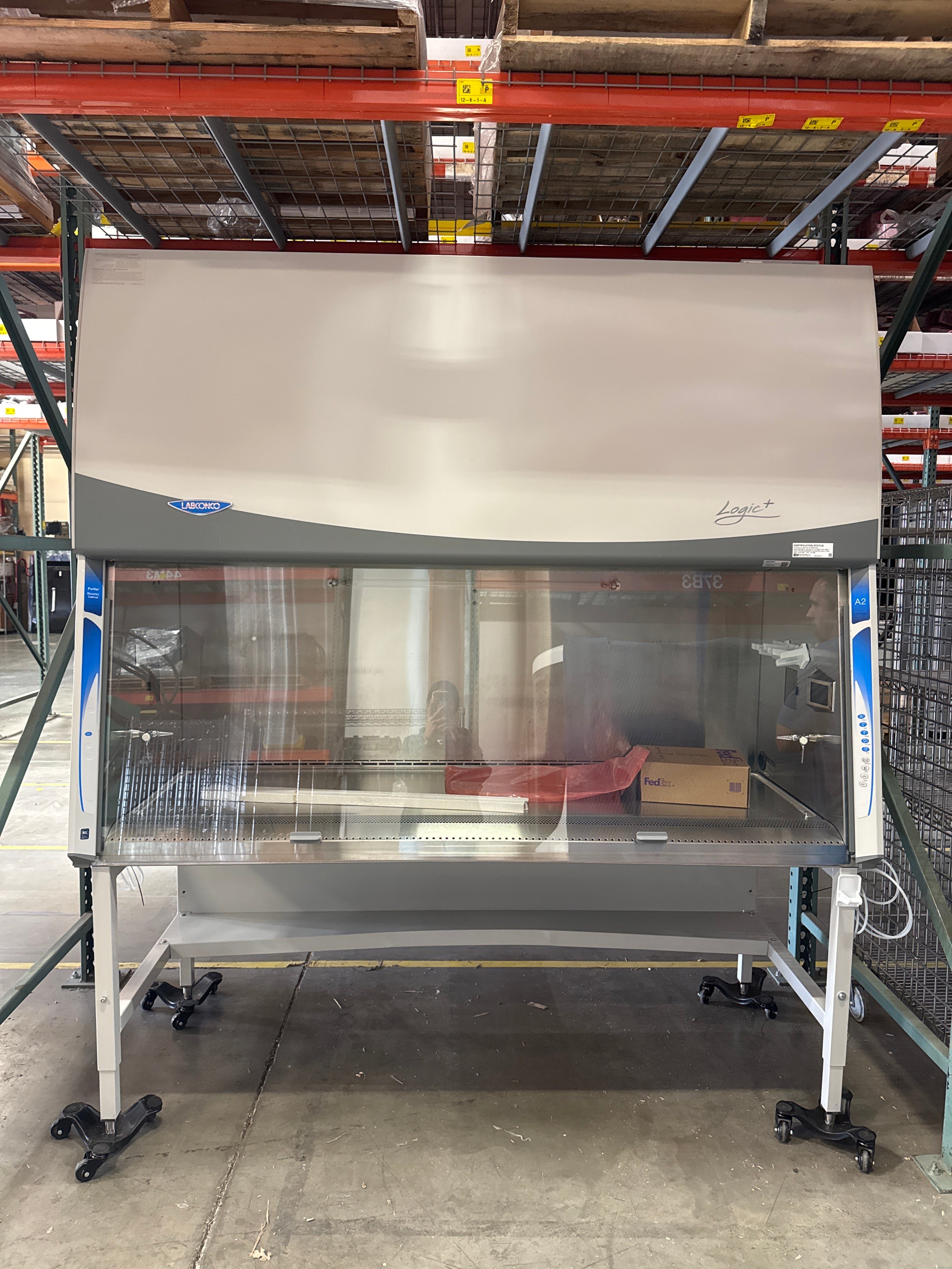 Labconco Logic+ 302611101 Class II A2 6ft Biological Safety Cabinet Wi ...
